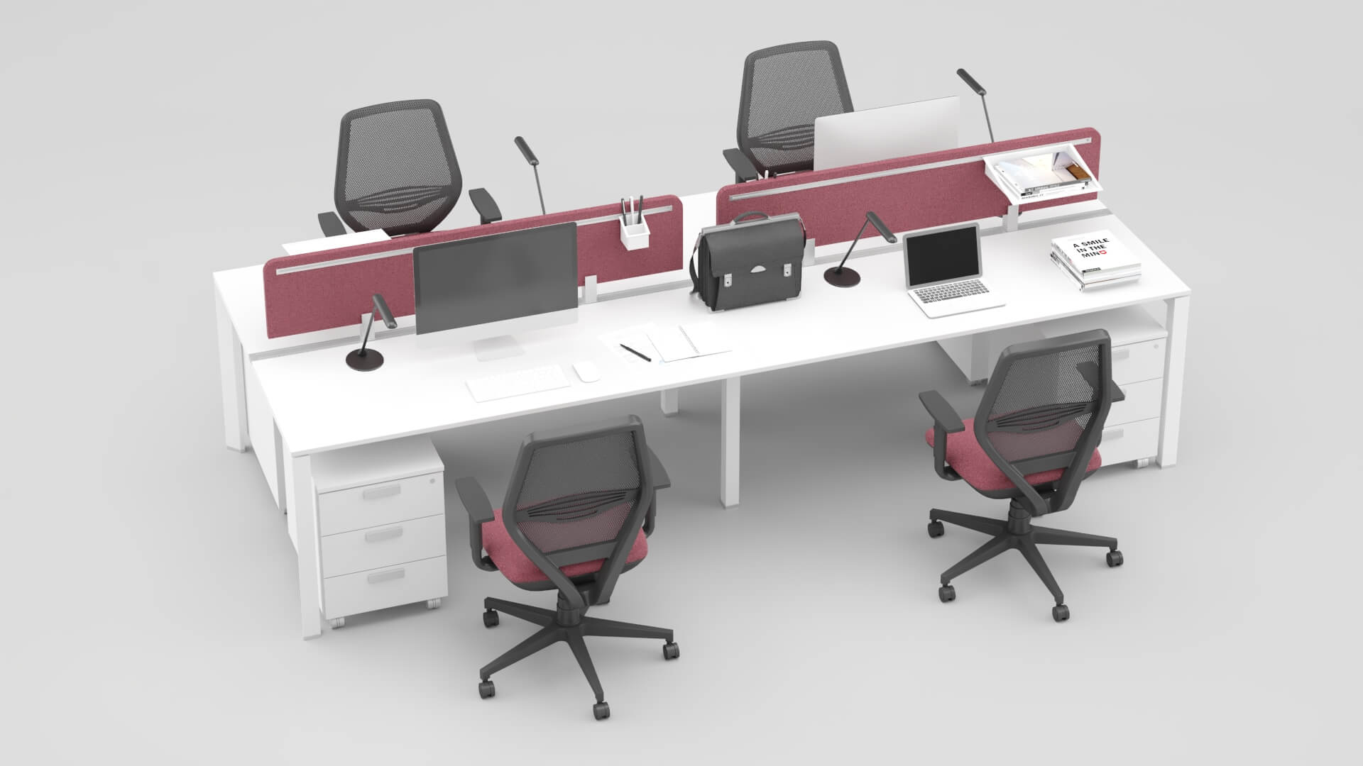 Office Workspace - 3D Model by Smart3DModels