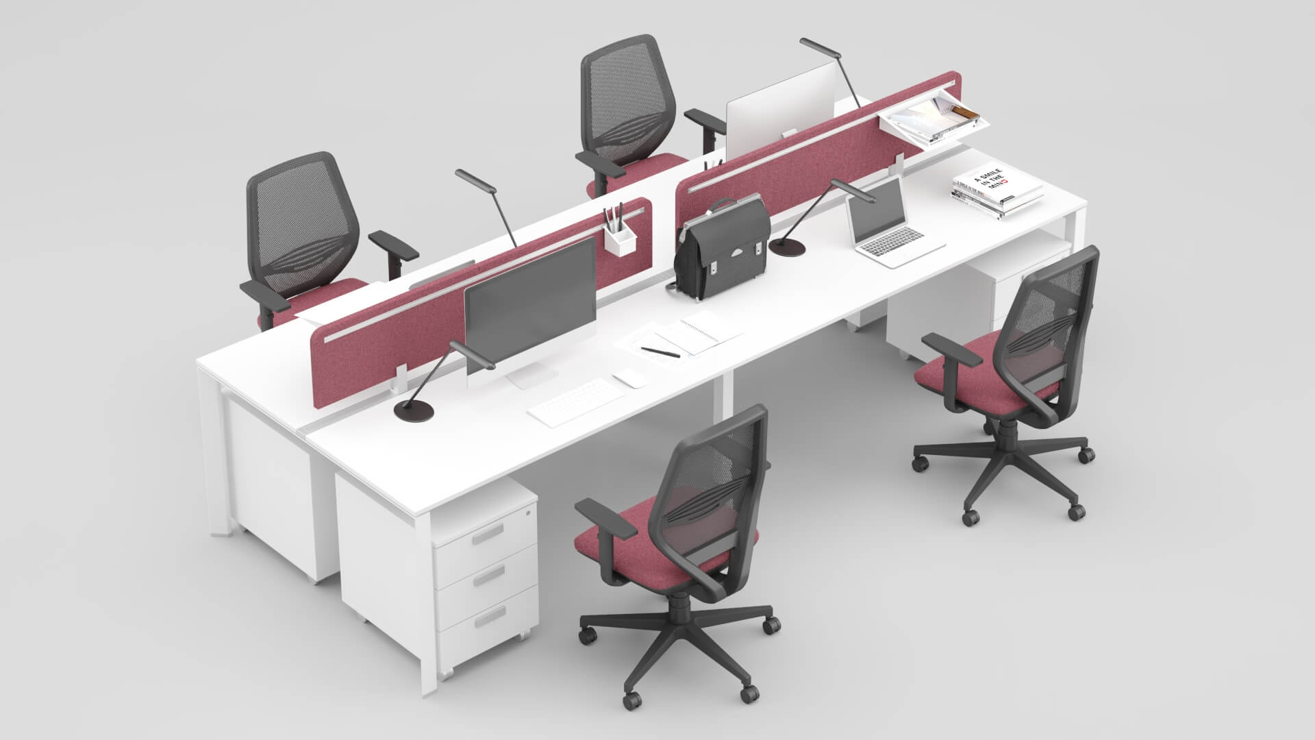 Office Workspace - 3D Model by Smart3DModels