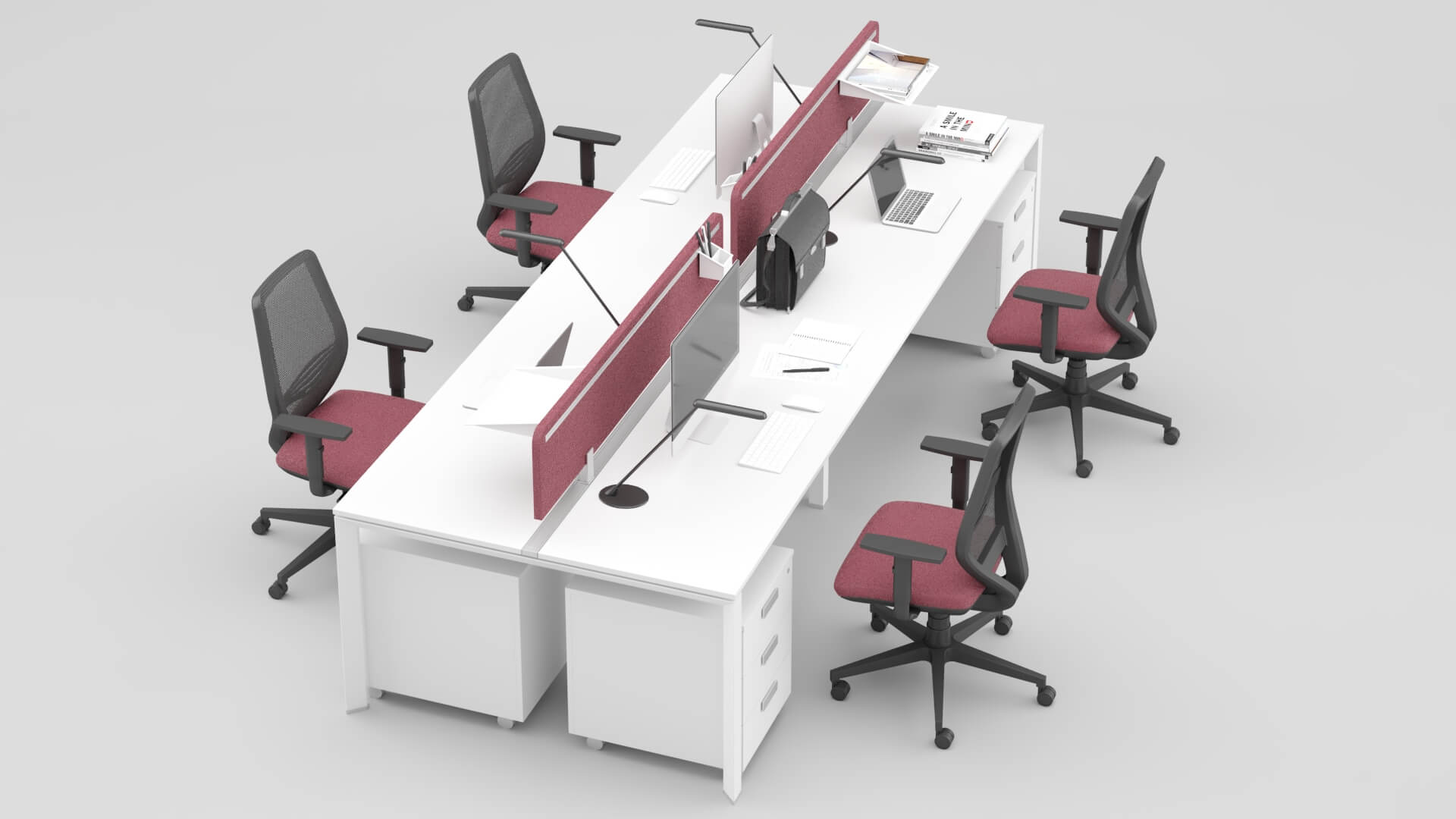 Office Workspace - 3D Model by Smart3DModels