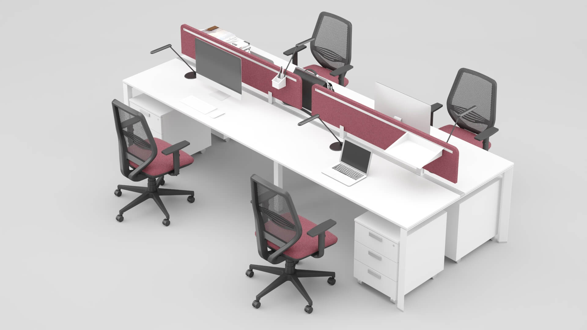 Office Workspace - 3D Model by Smart3DModels