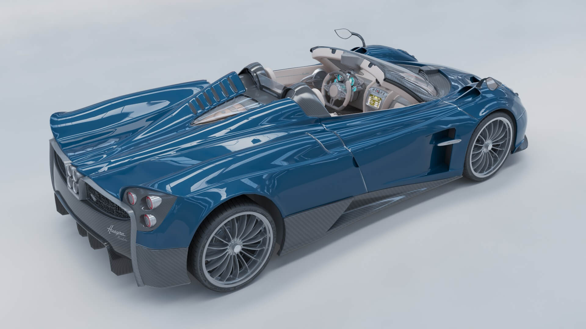 Pagani Huayra - 3D Model by Smart3DModels