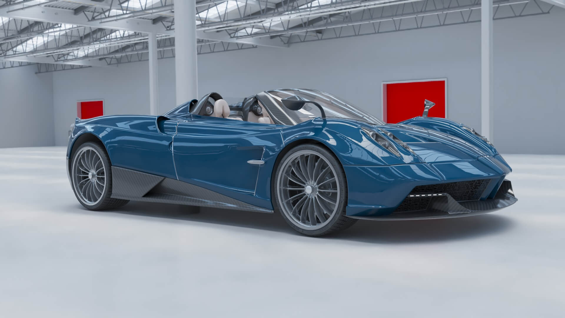 Pagani Huayra - 3D Model by Smart3DModels