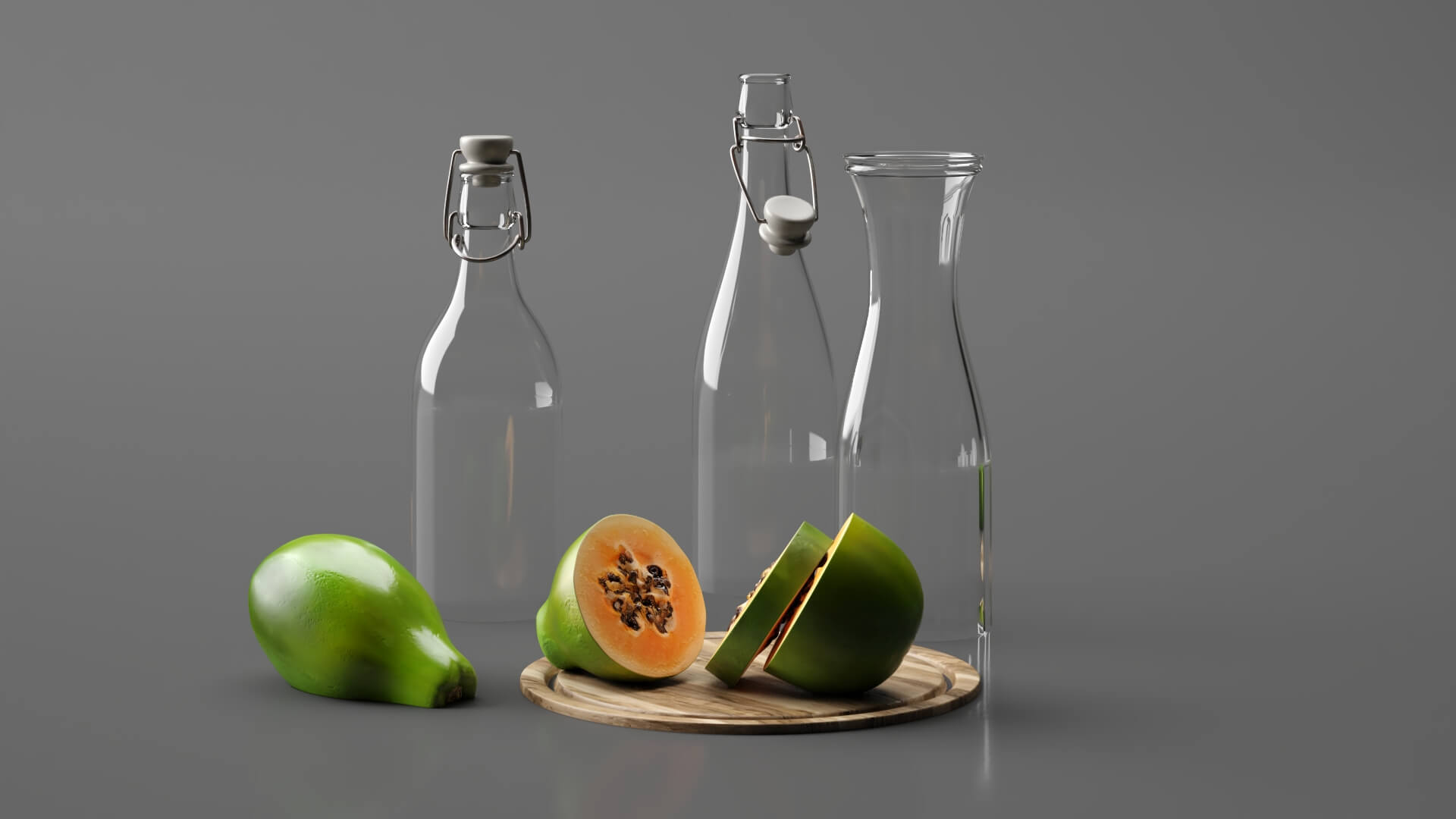 Papaiy Butilka - 3D Model by Smart3DModels