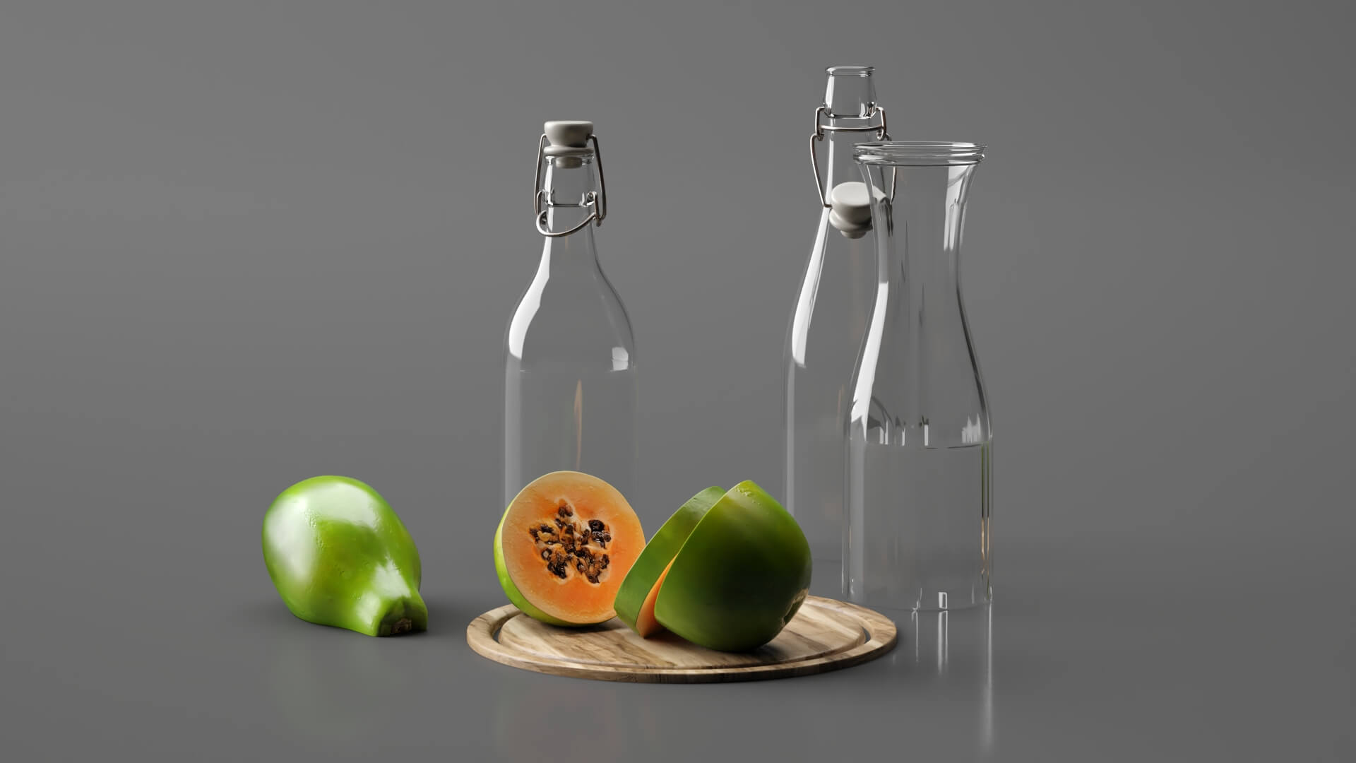 Papaiy Butilka - 3D Model by Smart3DModels