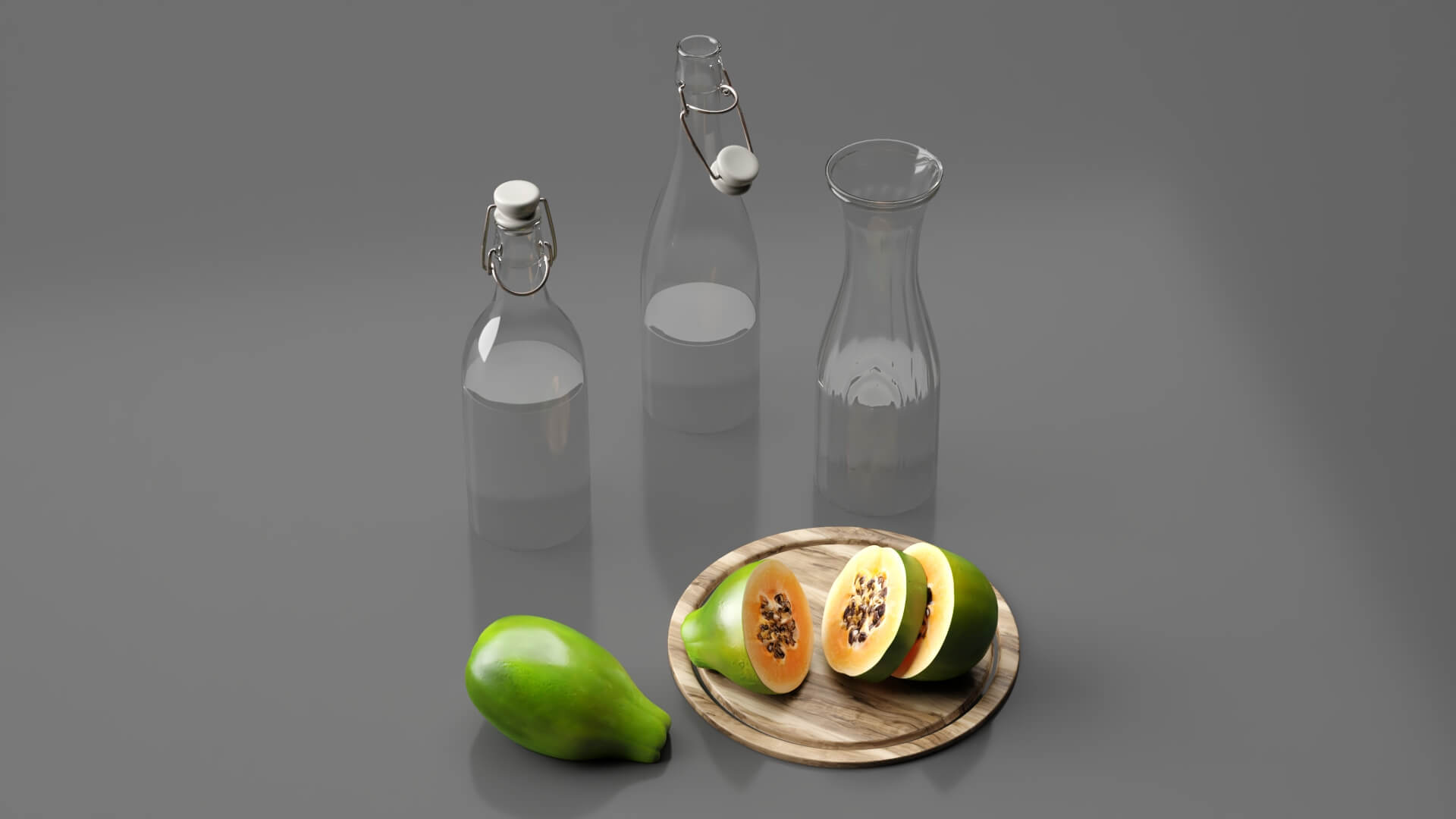 Papaiy Butilka - 3D Model by Smart3DModels