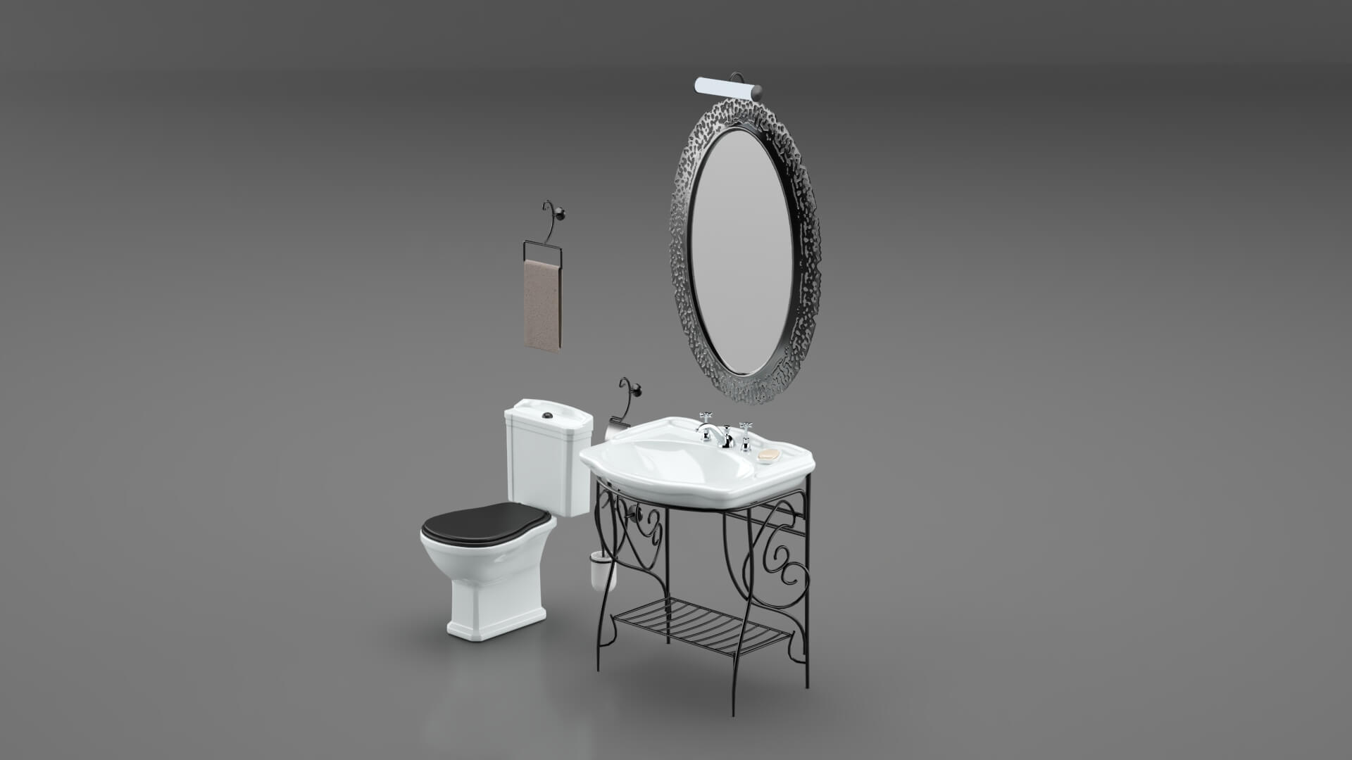 Plumbing Set - 3D Model by Smart3DModels