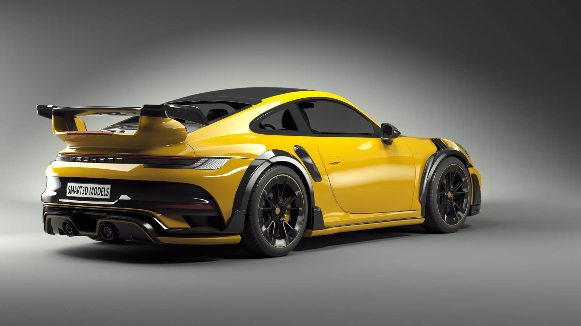 Porsche 911 Techart GT Street R - 3D Model by Smart3DModels