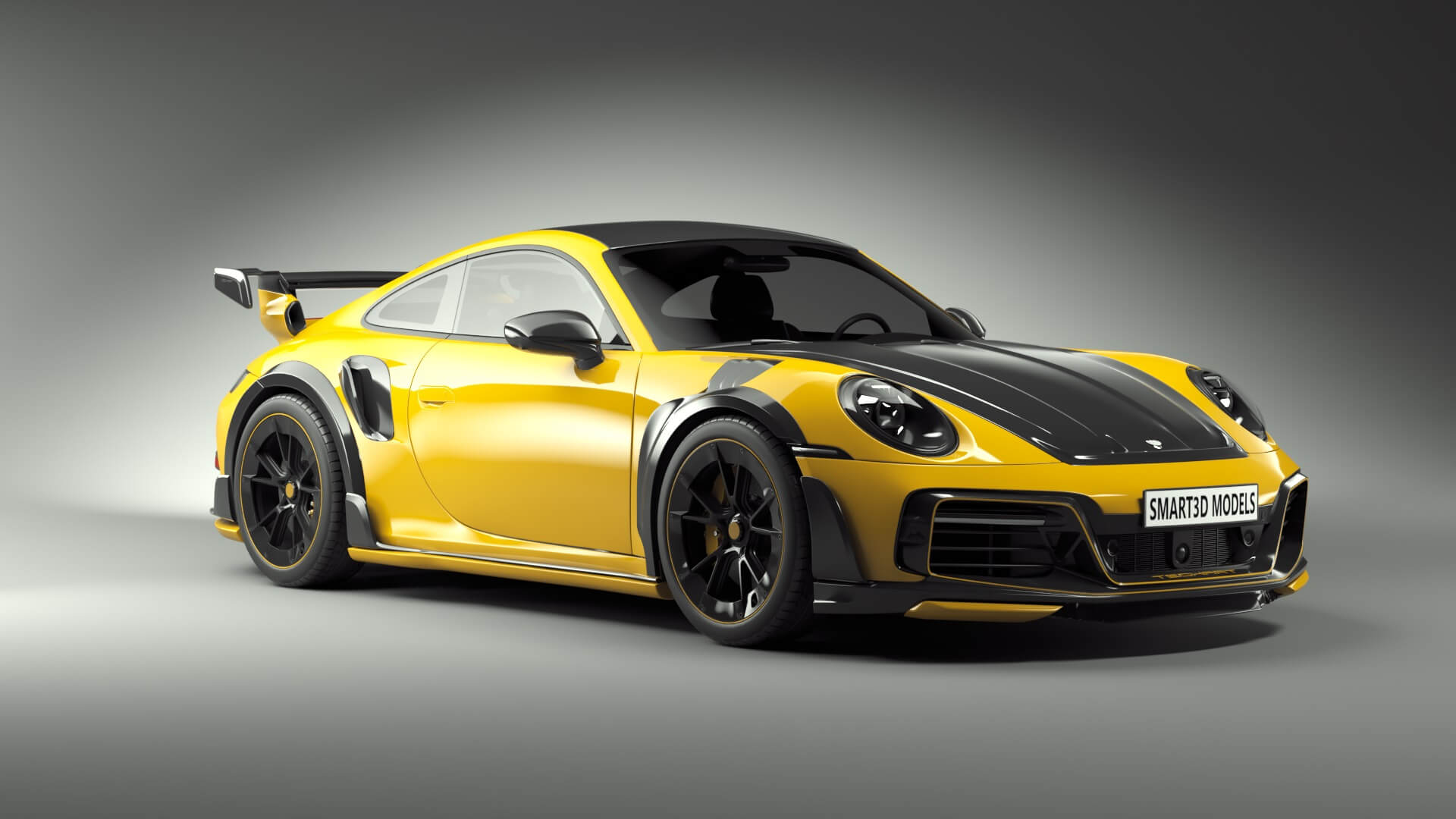 Porsche 911 Techart GT Street R - 3D Model by Smart3DModels
