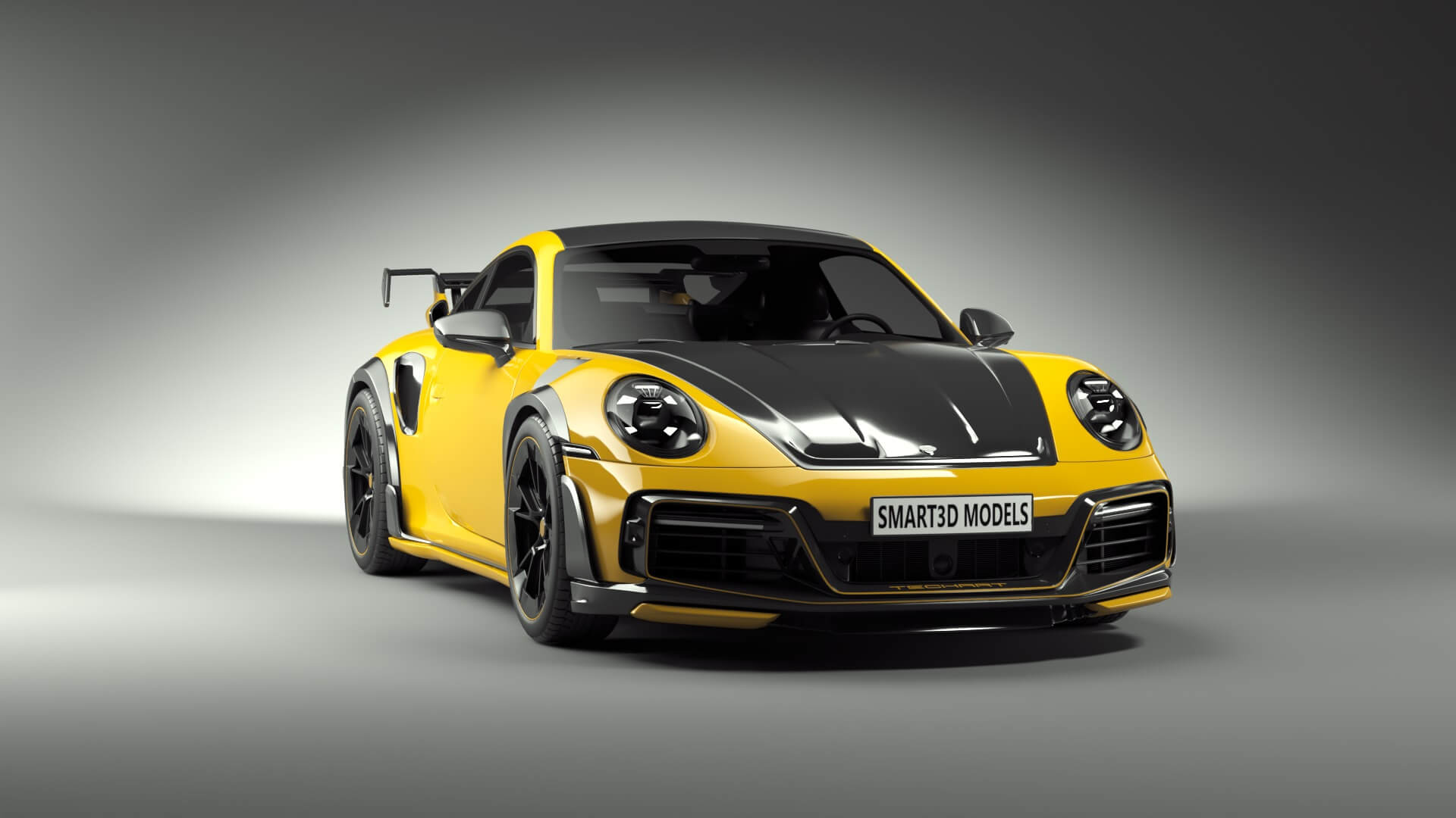 Porsche 911 Techart GT Street R - 3D Model by Smart3DModels