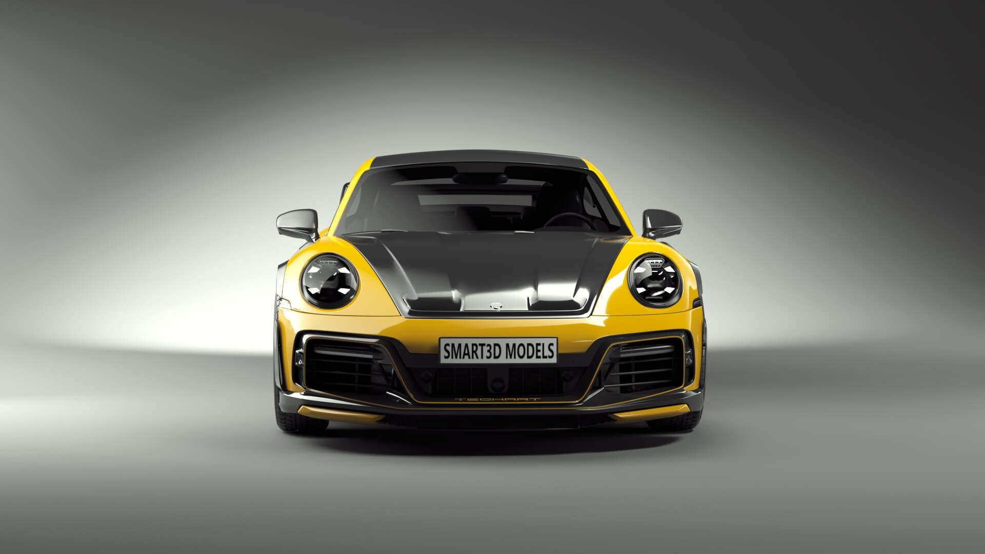 Porsche 911 Techart GT Street R - 3D Model by Smart3DModels