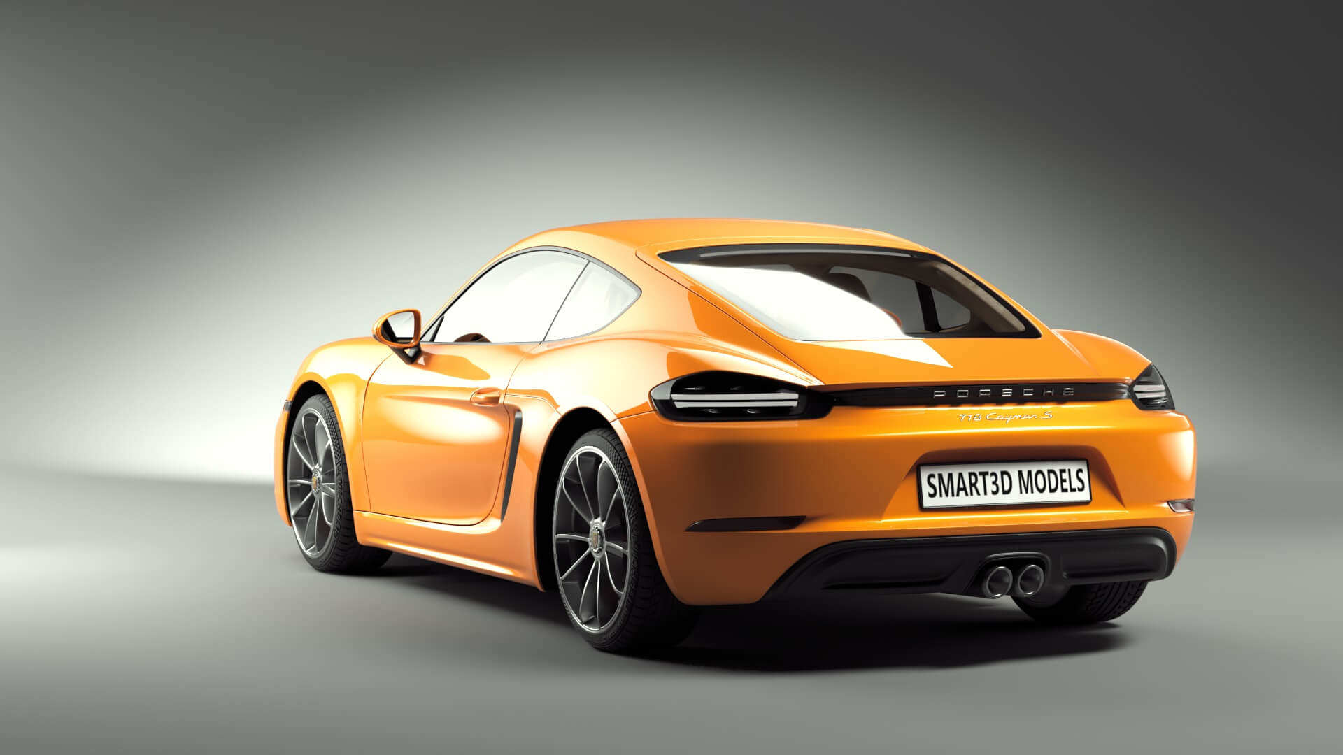 Porsche Cayman - 3D Model by Smart3DModels