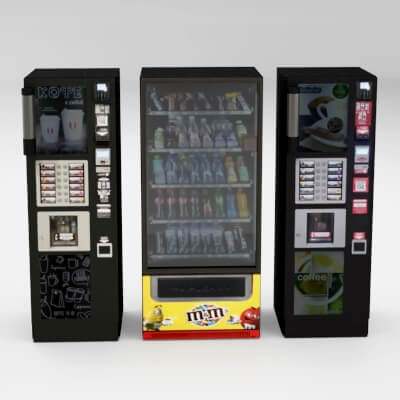 Showcase Vending Machine - 3D Model by Smart3DModels