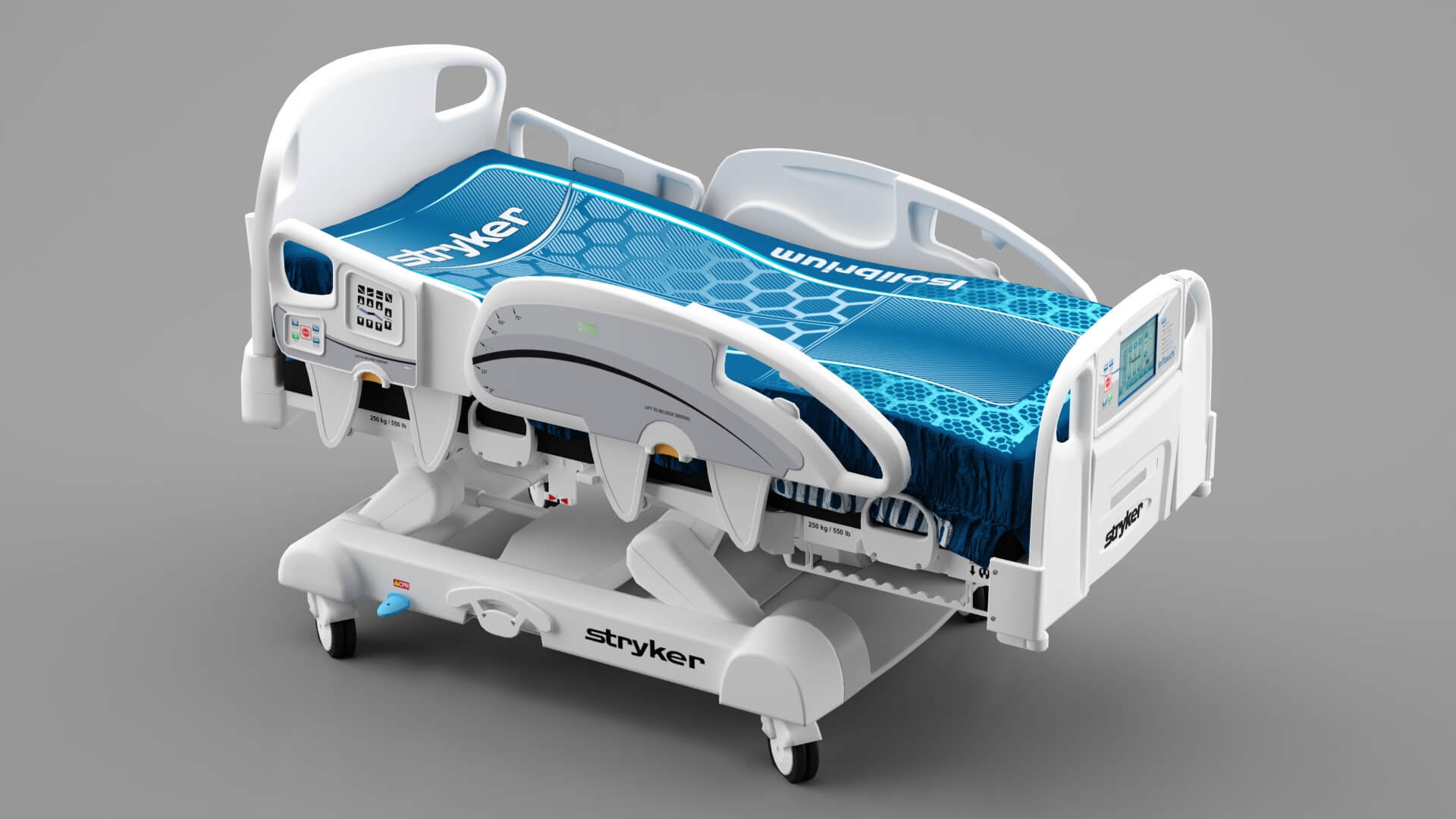 Stryker Medical Bed - 3D Model by Smart3DModels