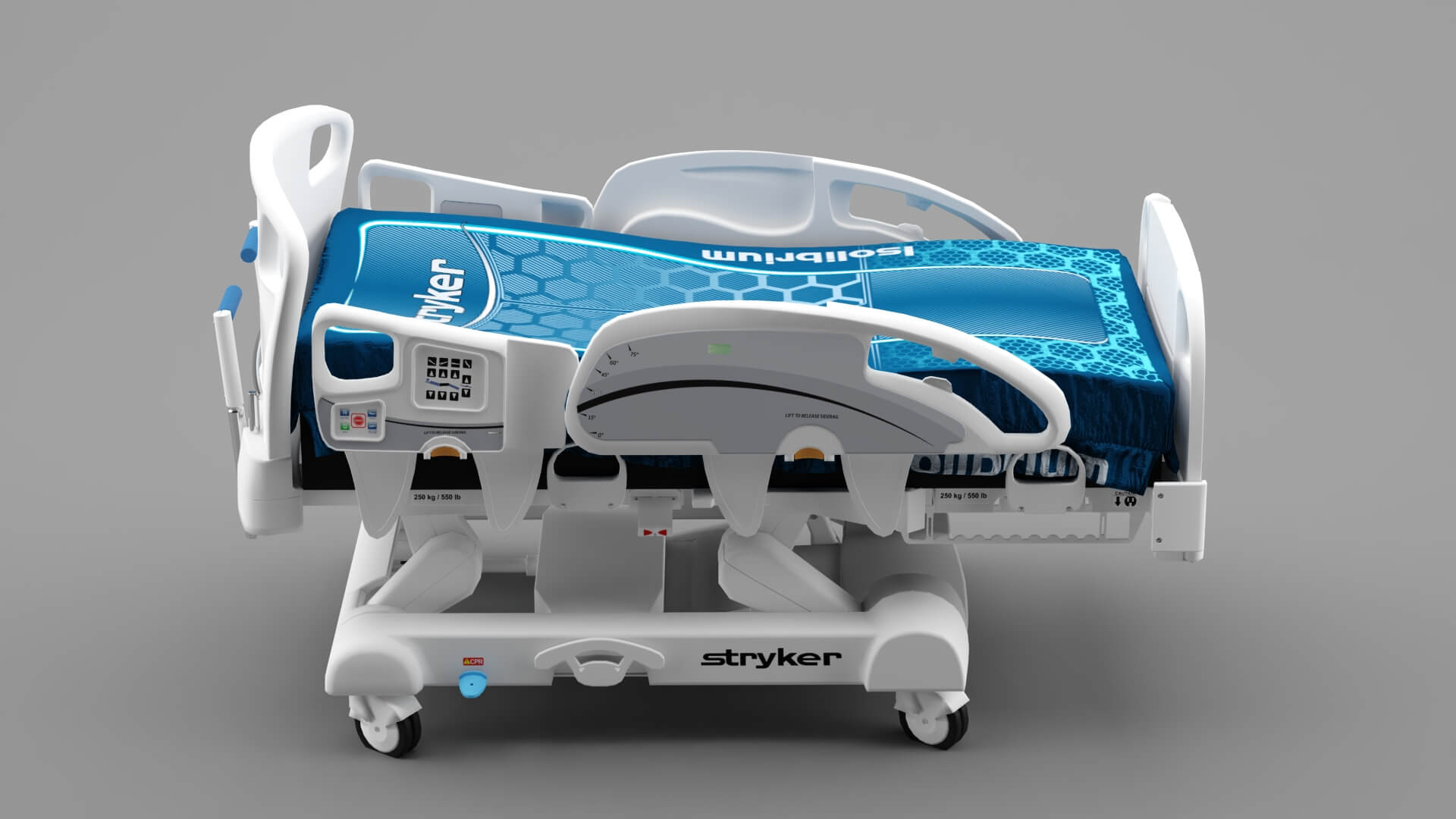 Stryker Medical Bed - 3D Model by Smart3DModels