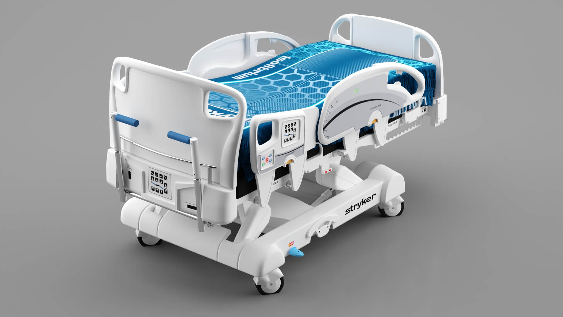 Stryker Medical Bed - 3D Model by Smart3DModels