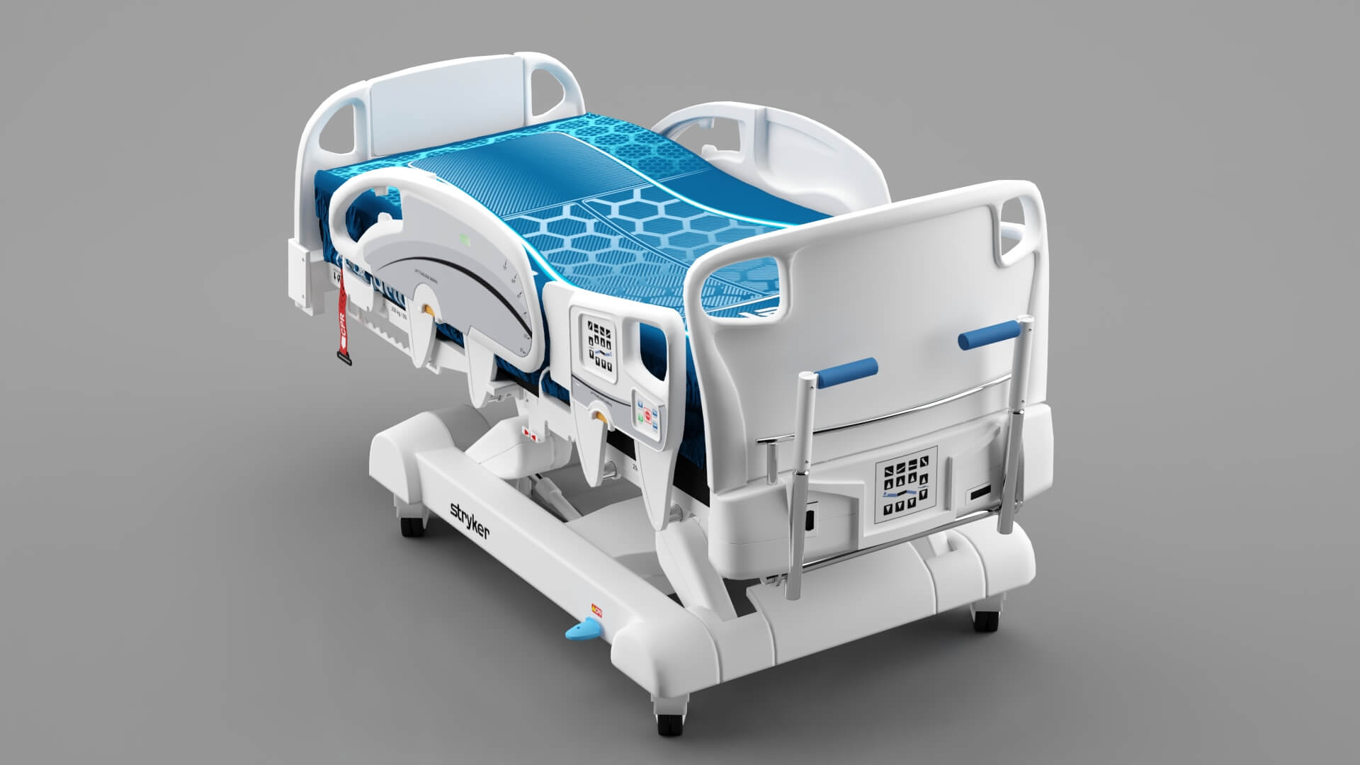 Stryker Medical Bed - 3D Model by Smart3DModels