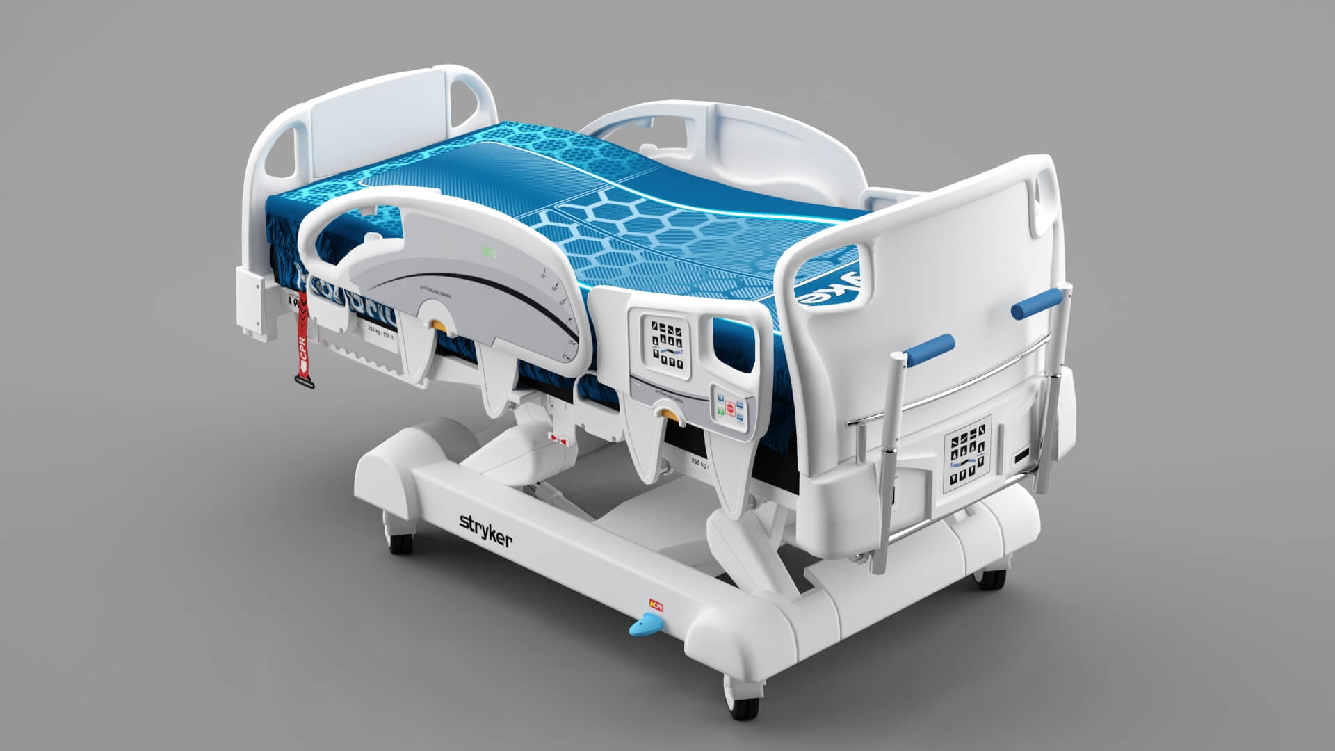 Stryker Medical Bed - 3D Model by Smart3DModels