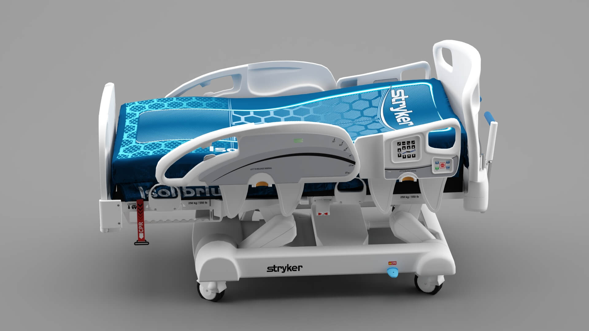 Stryker Medical Bed - 3D Model by Smart3DModels