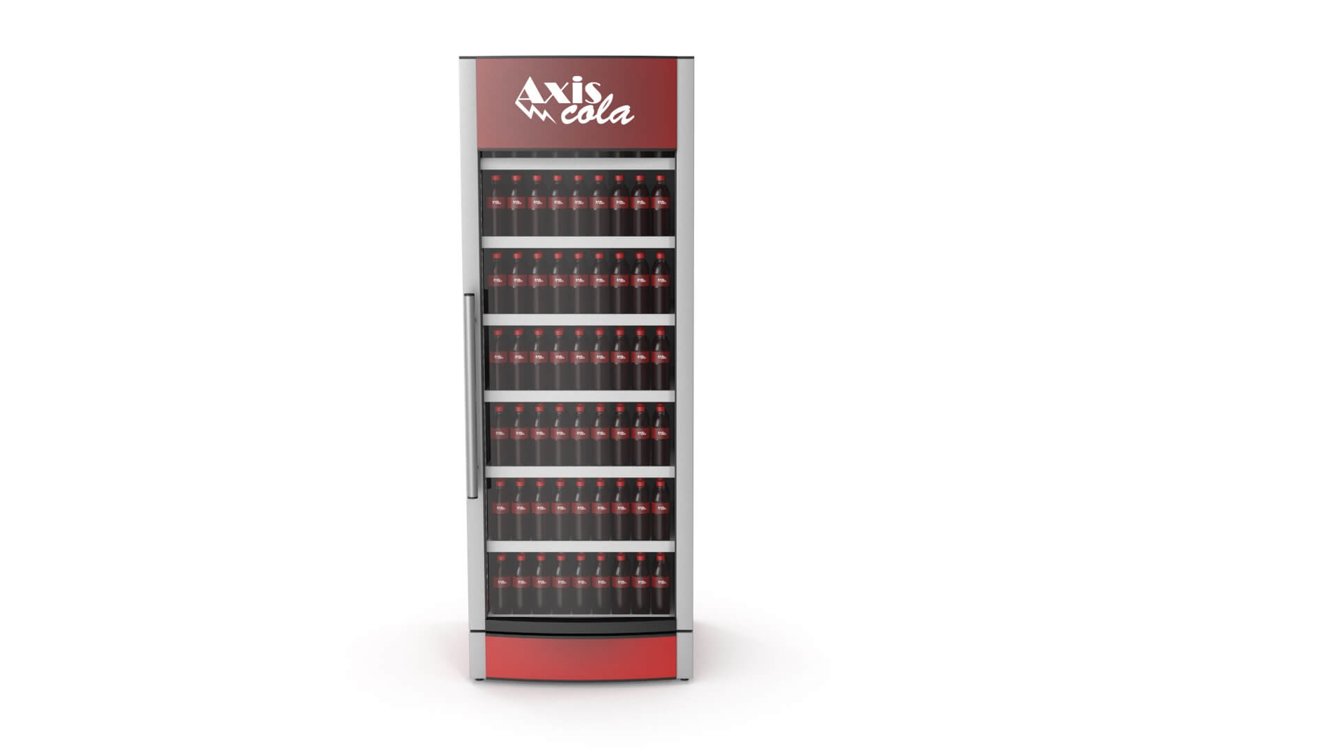 Supermarket Cola Refrigerator - 3D Model by Smart3DModels