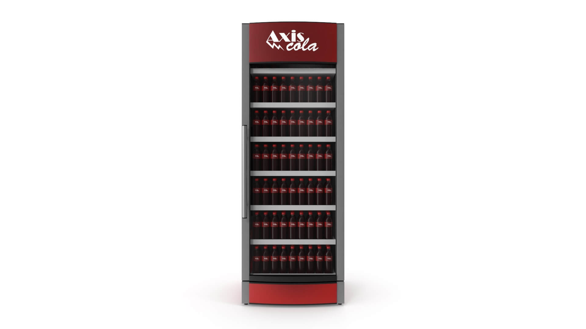 Supermarket Cola Refrigerator - 3D Model by Smart3DModels