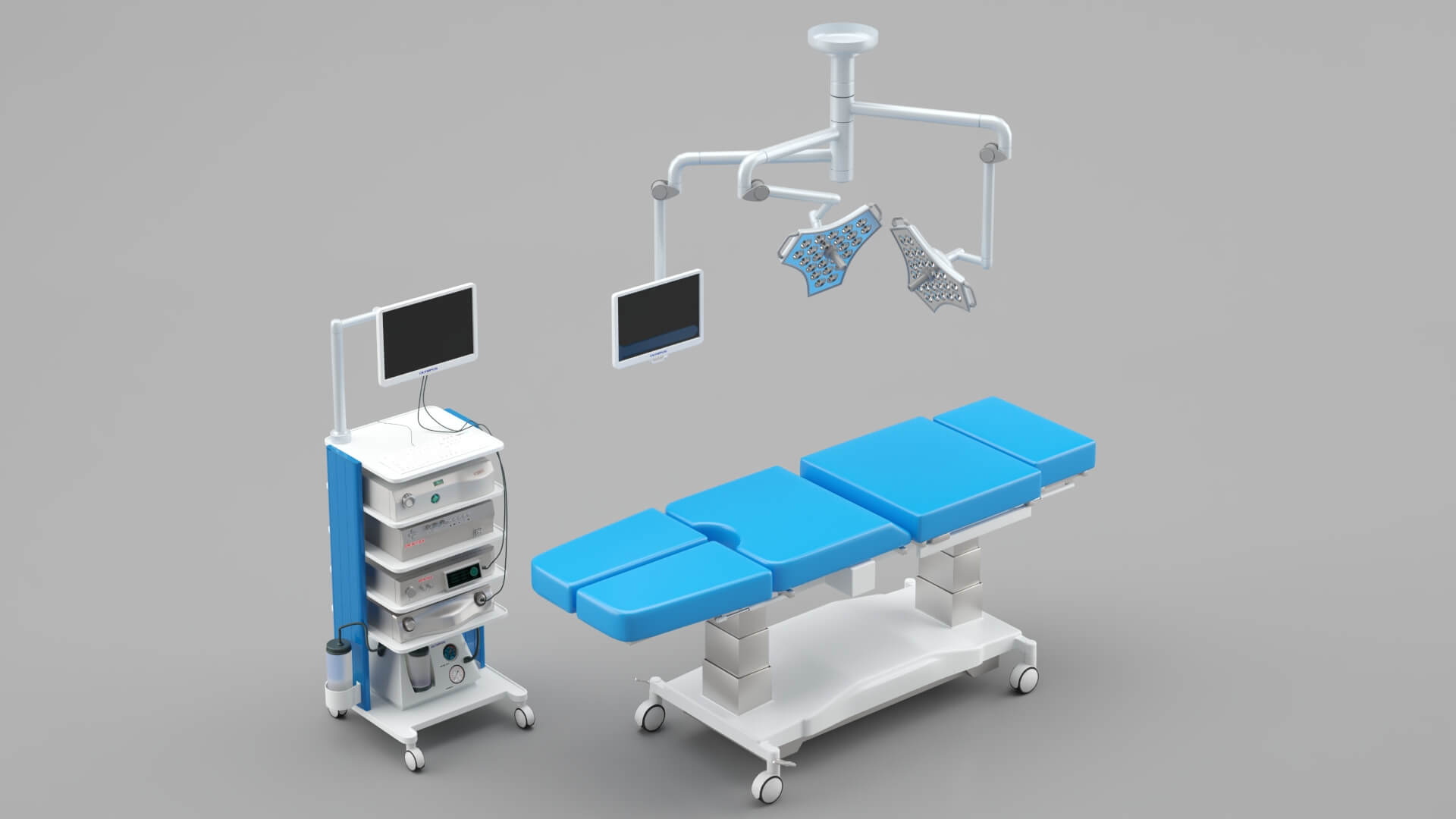 Medical Surgery Bed - 3D Model by Smart3DModels