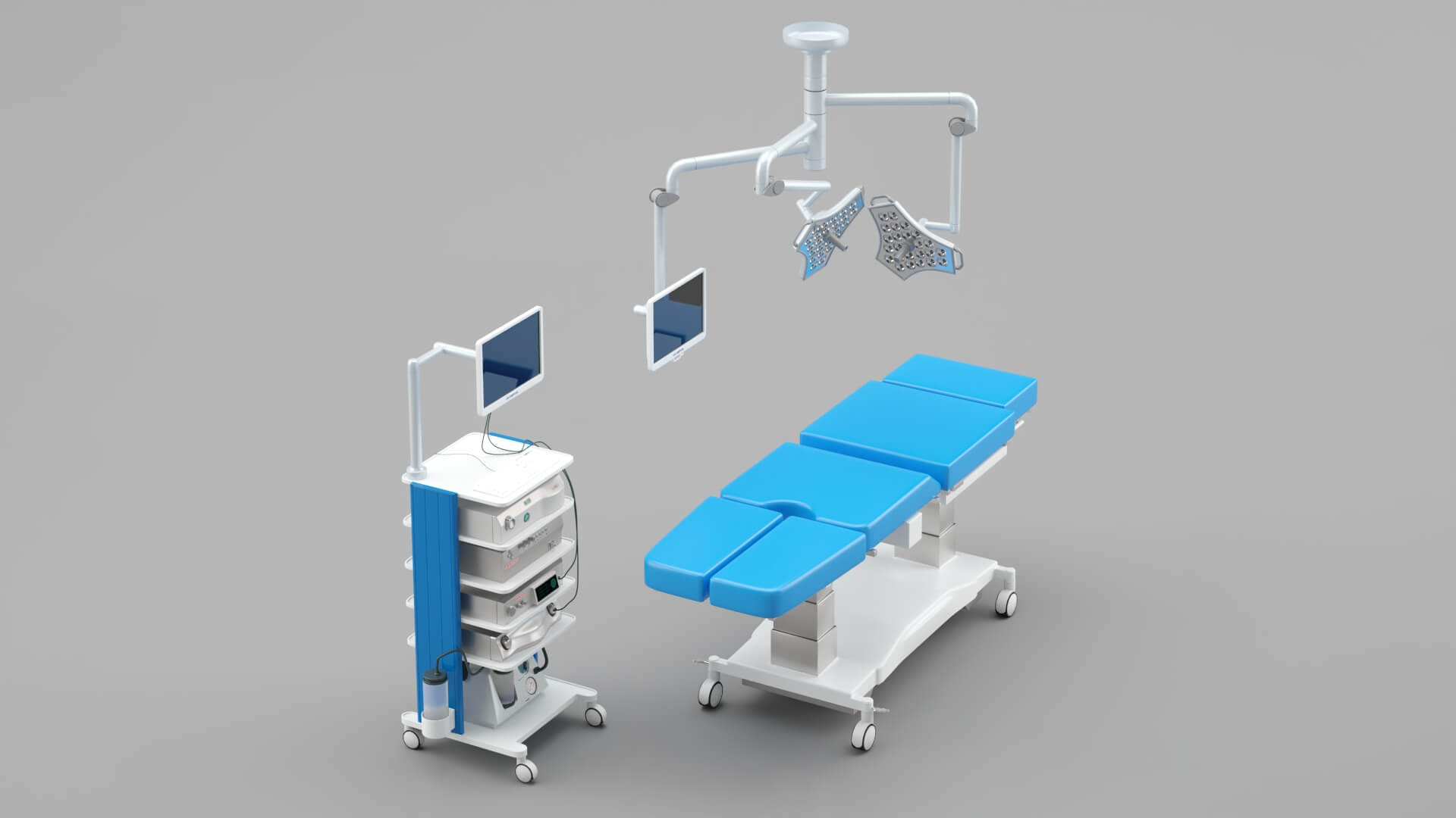 Medical Surgery Bed - 3D Model by Smart3DModels