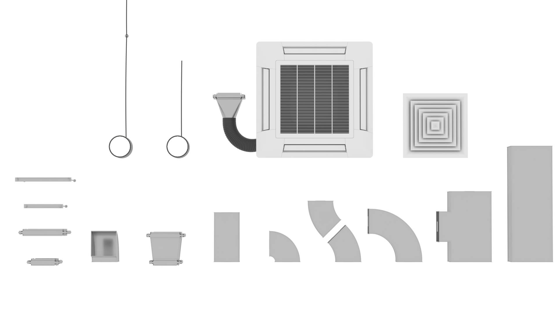 Ventilation System - 3D Model by Smart3DModels