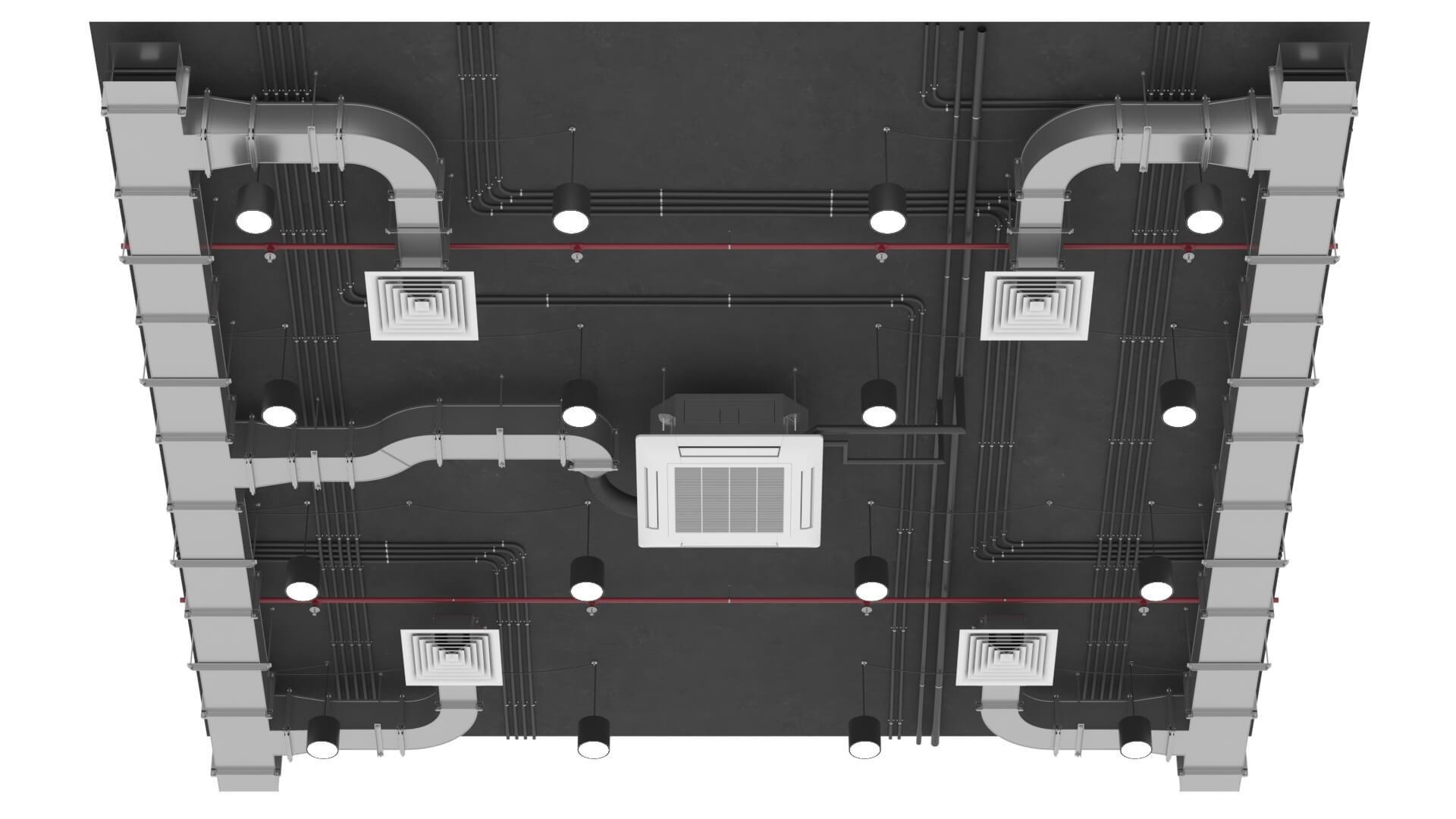 Ventilation System - 3D Model by Smart3DModels