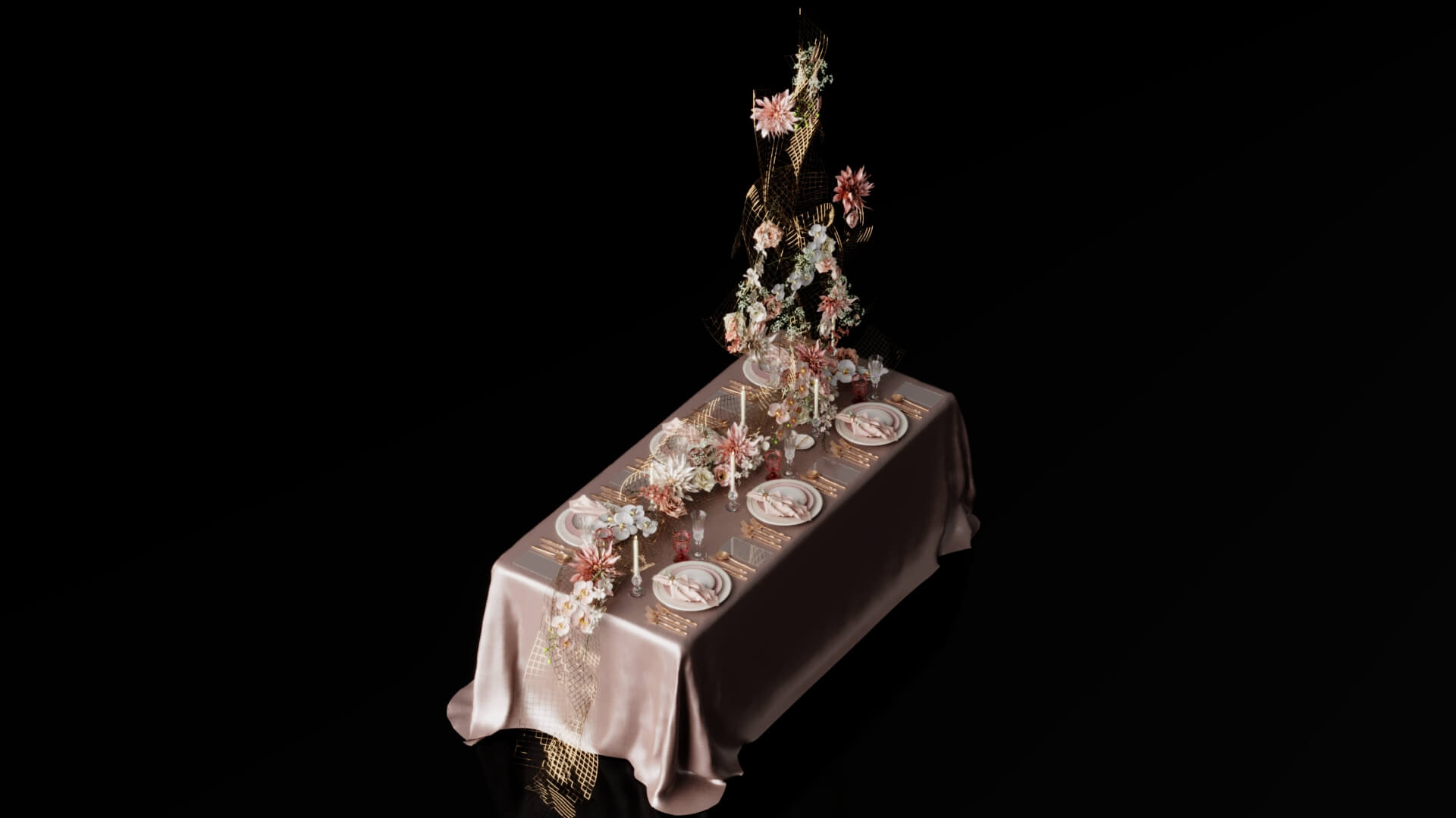 Wedding Composition 27 - 3D Model by Smart3DModels