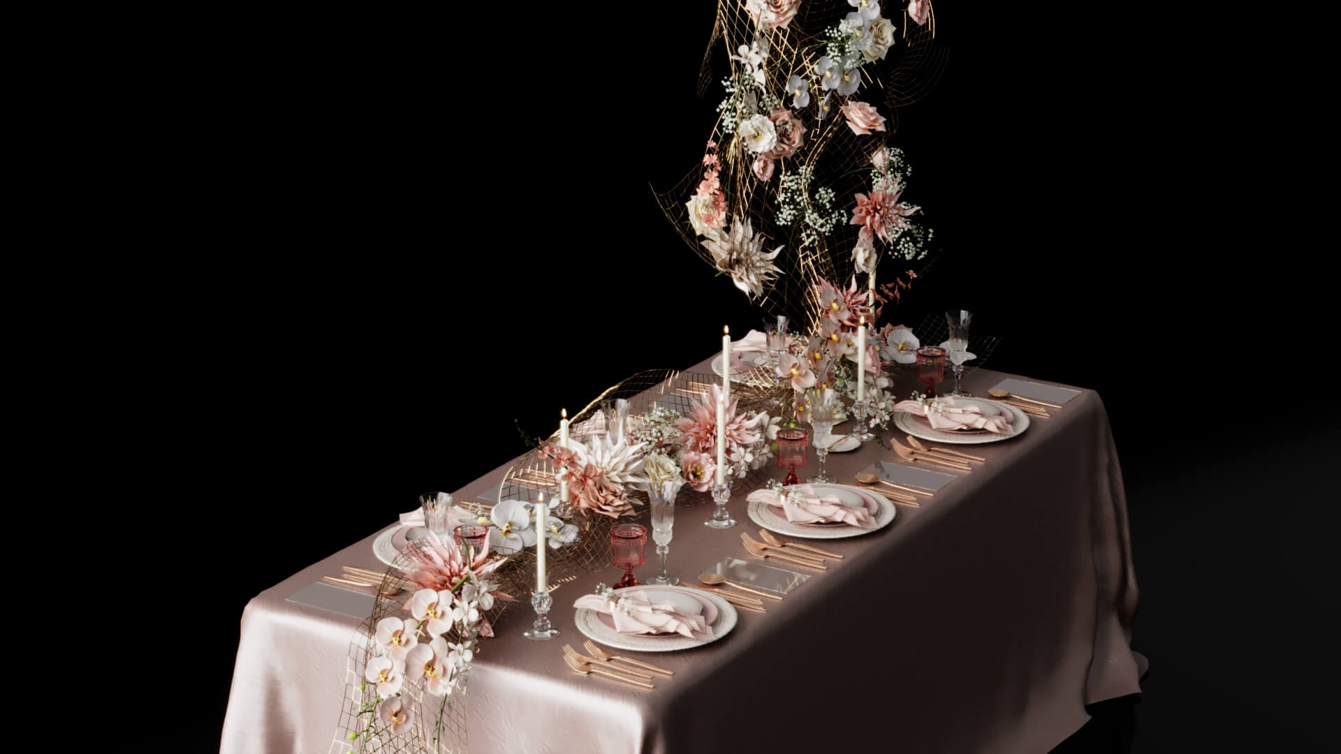 Wedding Composition 27 - 3D Model by Smart3DModels