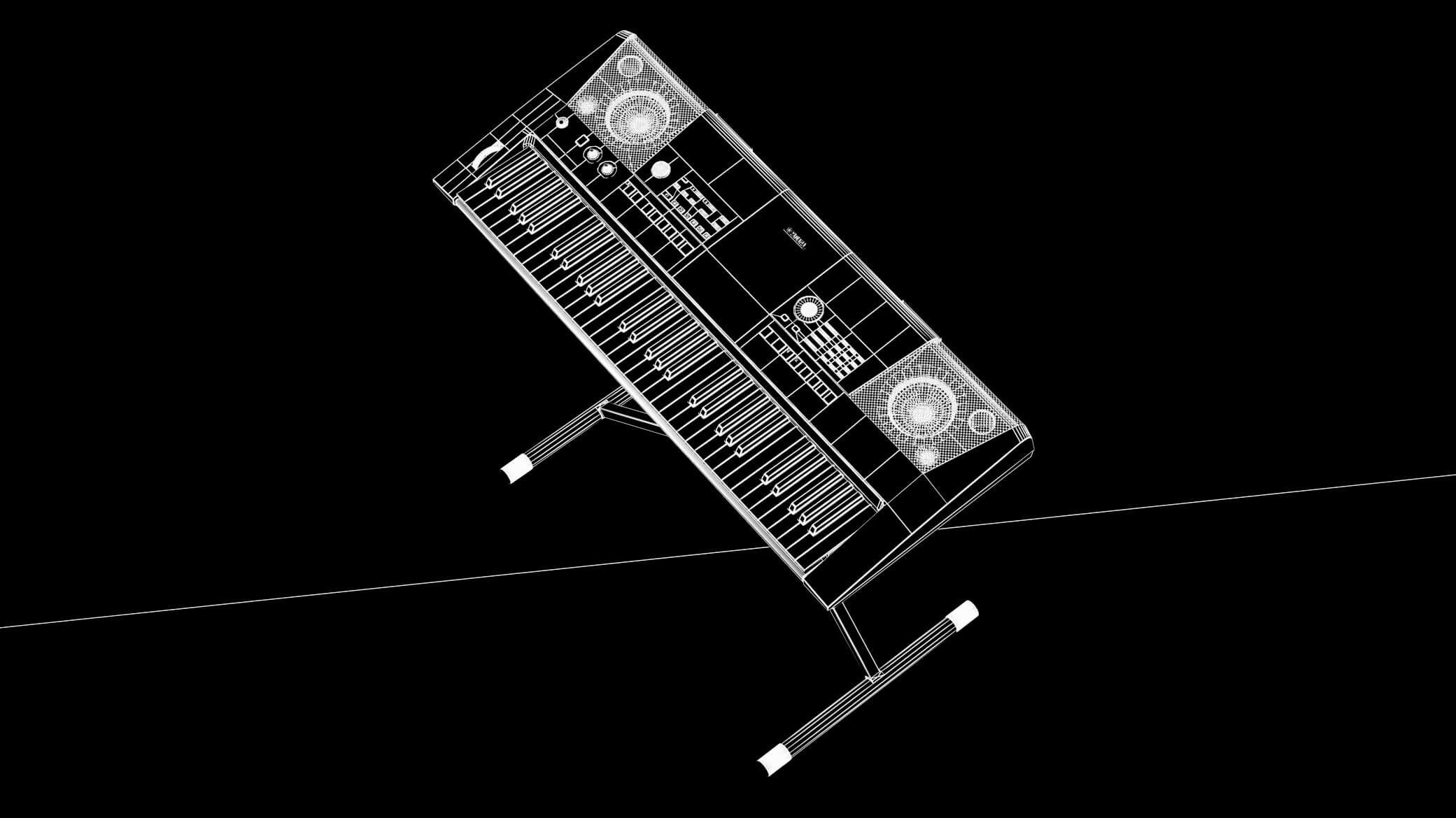 Yamaha PSR-E413 3D Model by Smart3DModels