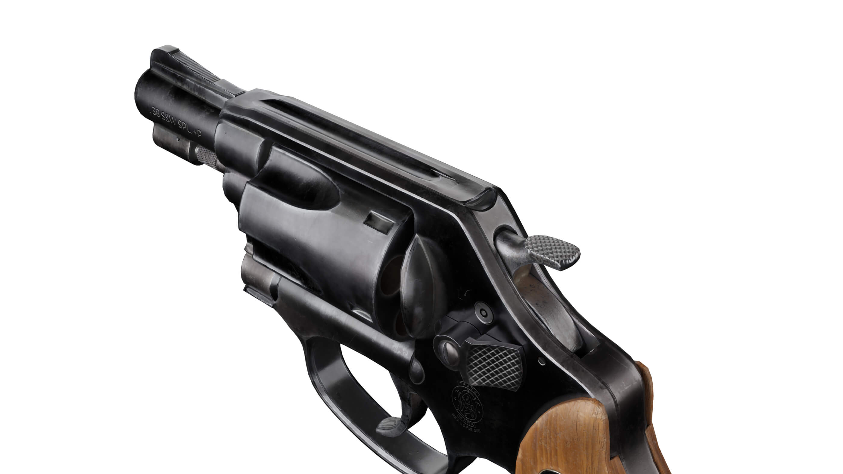 Smith and Wesson Model 36 Revolver by smartartes