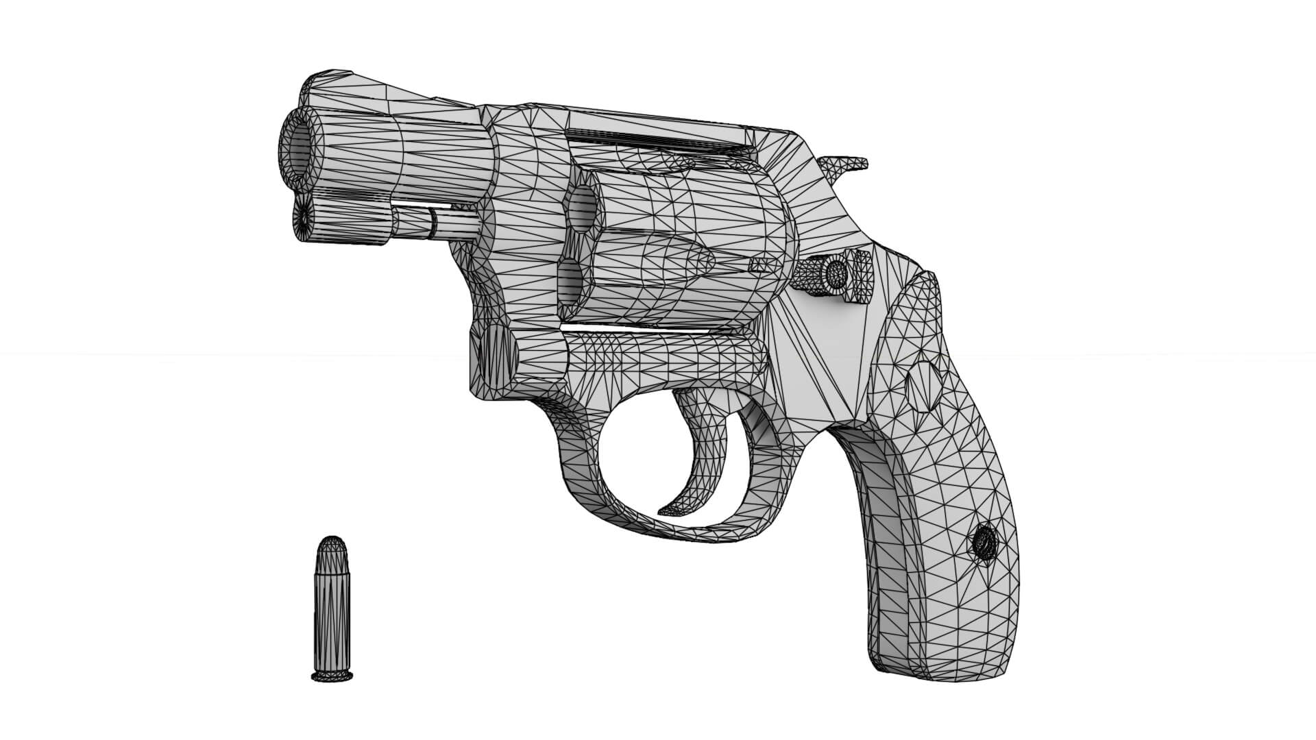 Smith and Wesson Model 36 Revolver by smartartes