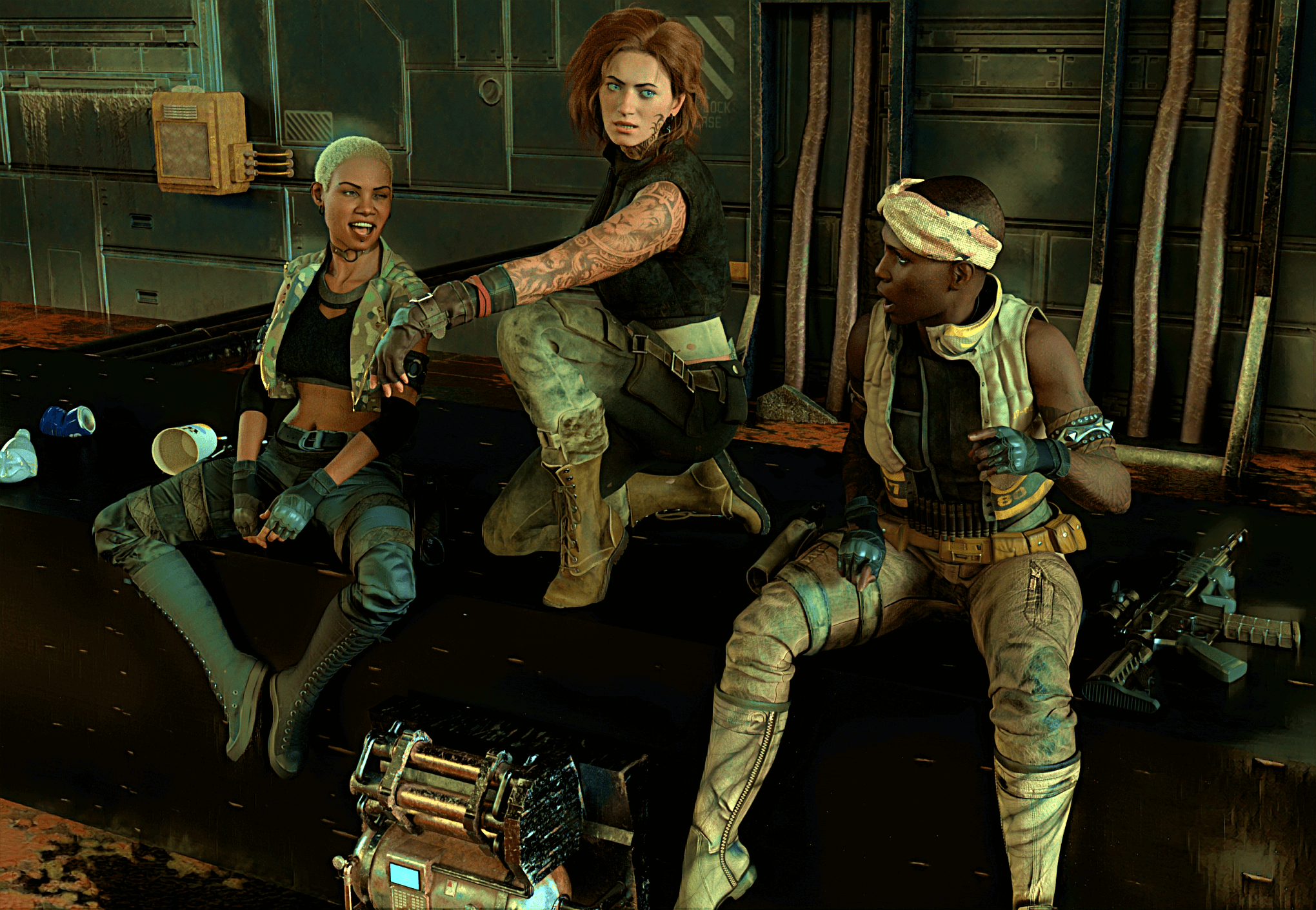 Post Game Meeting 3D Render, Digital Art by smoseley4632