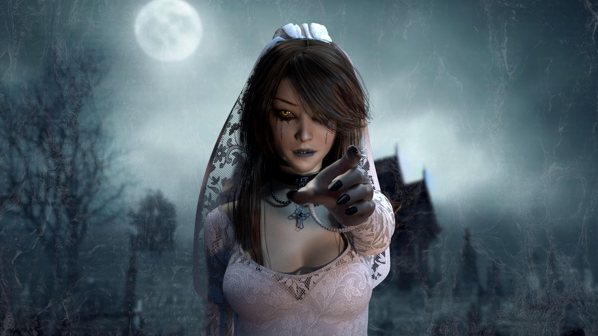 Women 05 3D Render, Digital Art by SmR