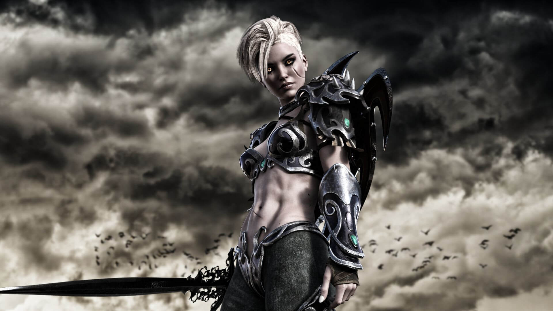 Women 08 3D Render, Digital Art by SmR