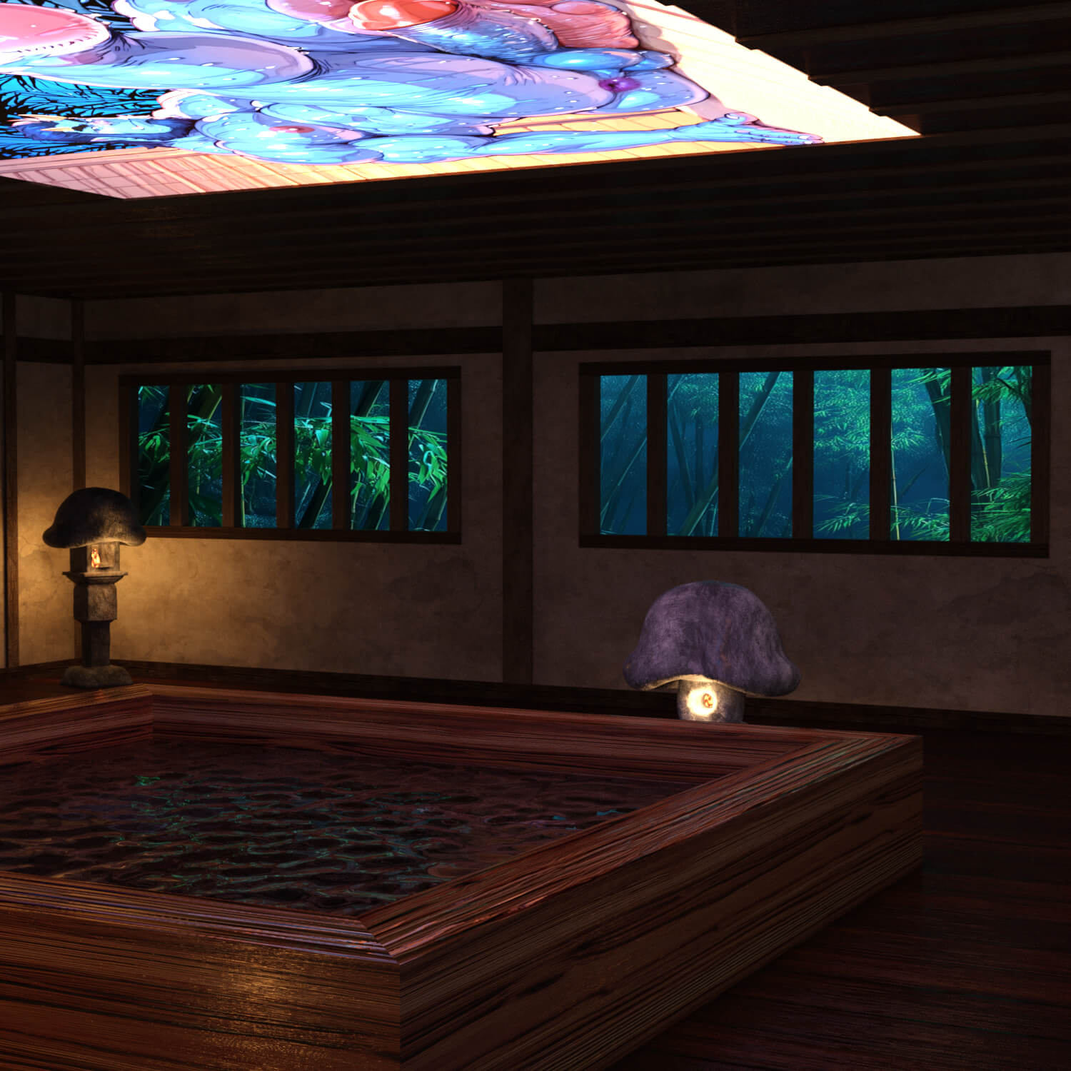 Oni Onsen - Erotic Japanese Fantasy Playset Daz Content by SnarlTheWerewolf