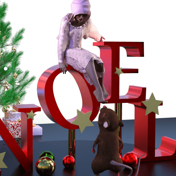 NOEL 1 3D Render, Digital Art by Snarp