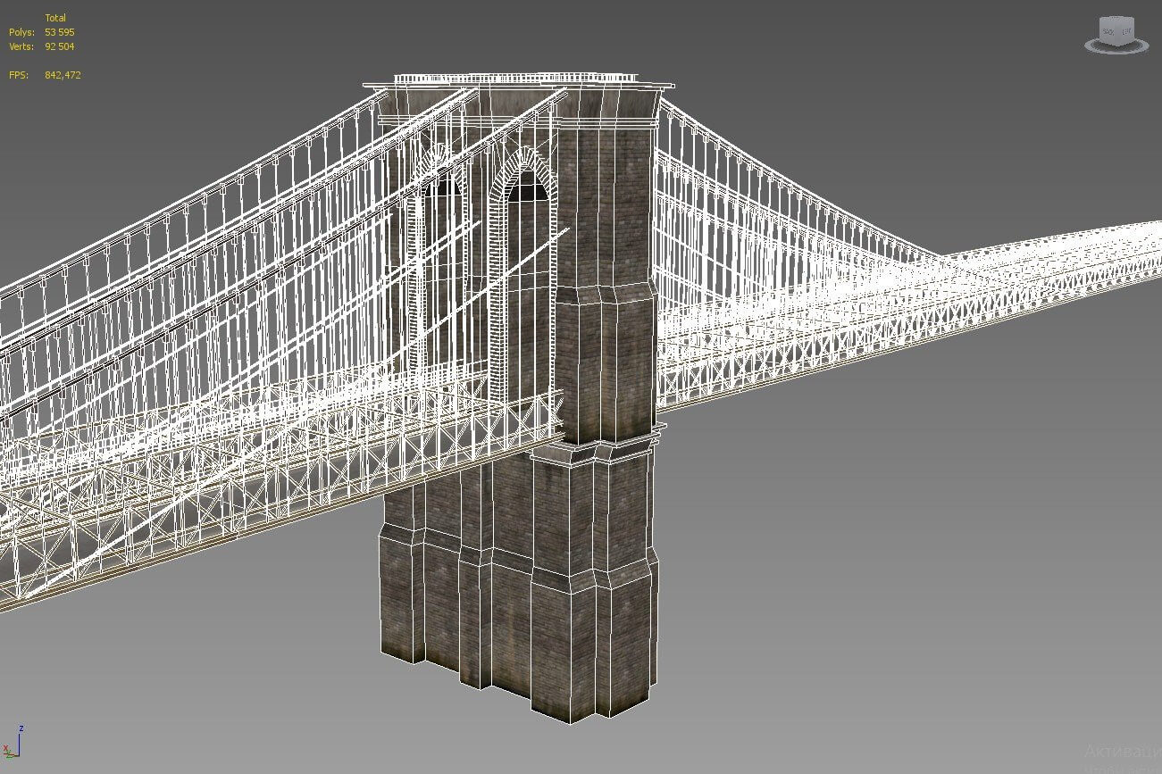 Brooklyn Bridge - 3D Model by Sobul
