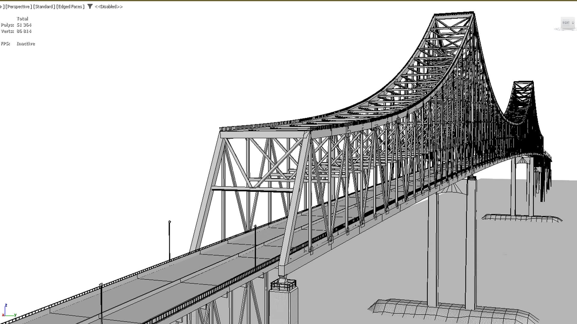 Commodore Barry Bridge - 3D Model by Sobul