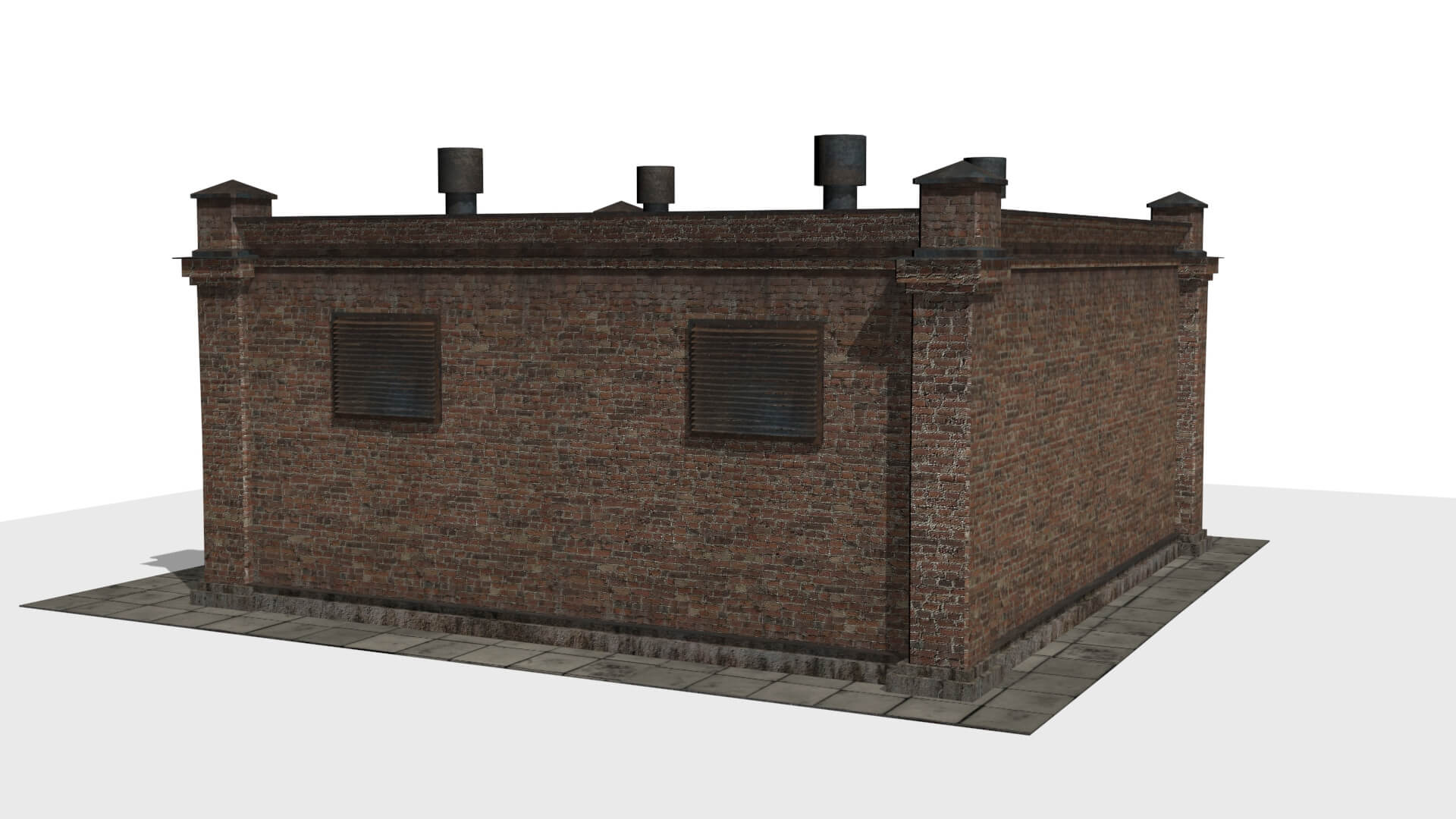Electrical Substation - 3D Model by Sobul