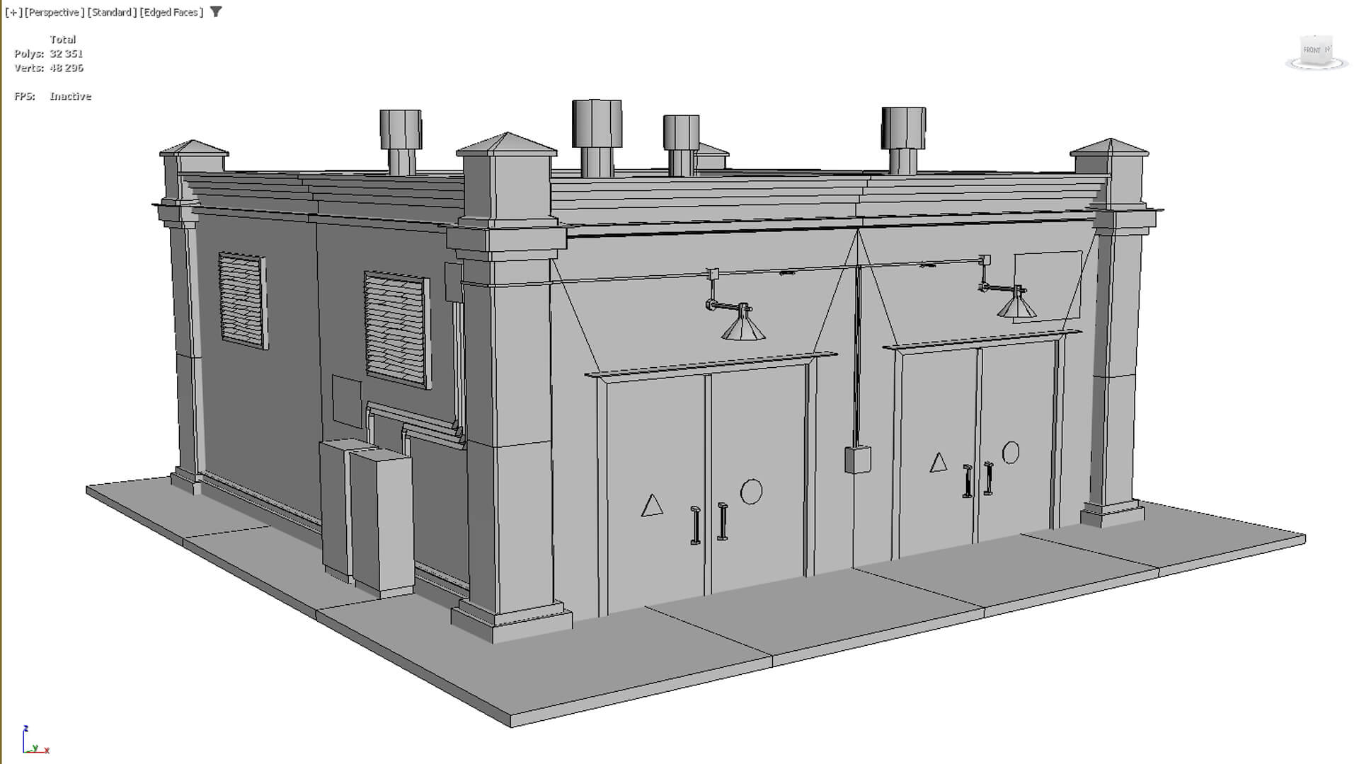 Electrical Substation - 3D Model by Sobul