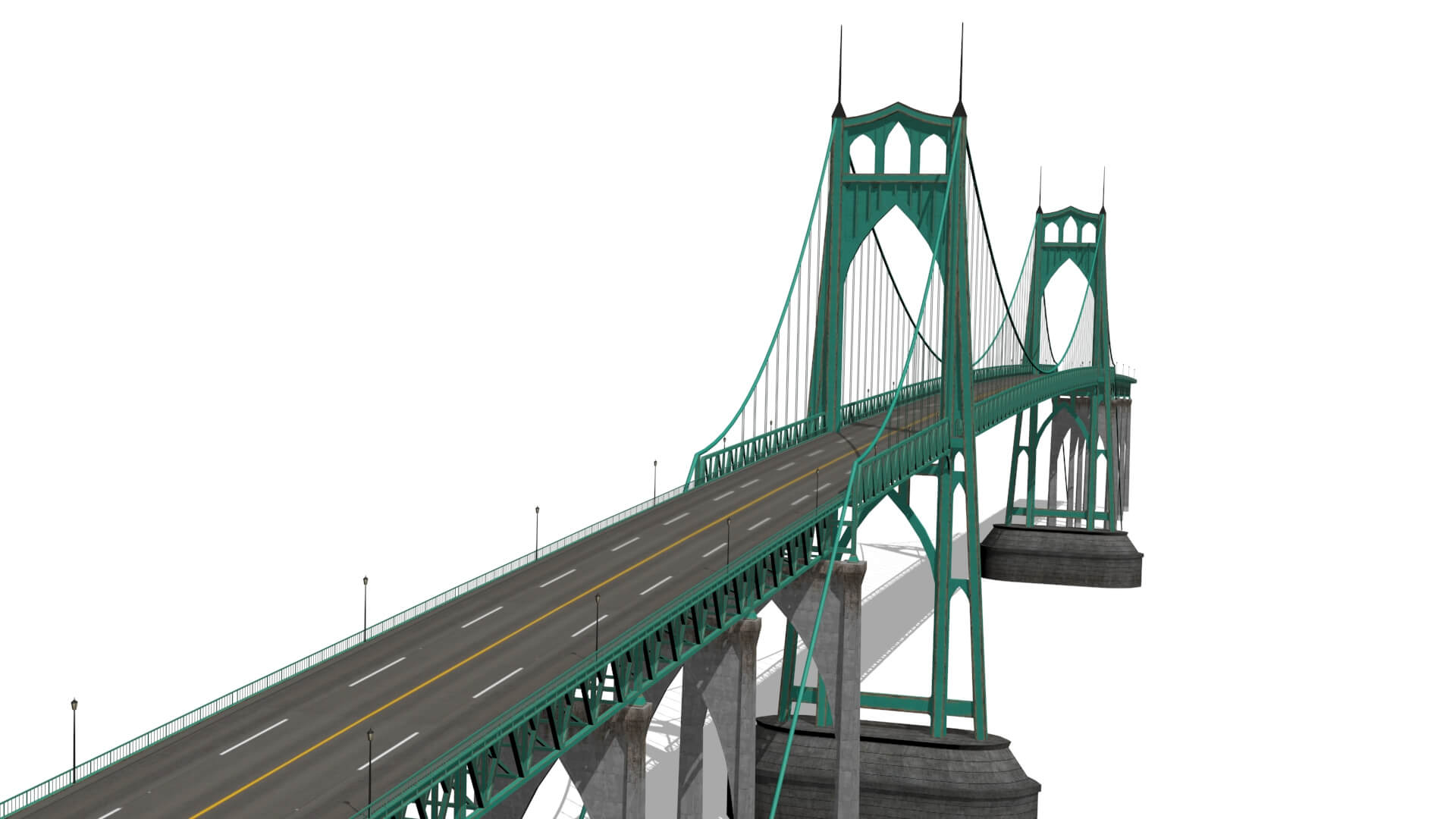 Johns Bridge - 3D Model by Sobul