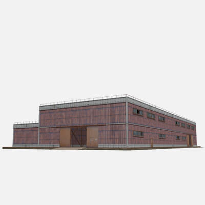 Metal Building - 3D Model by Sobul