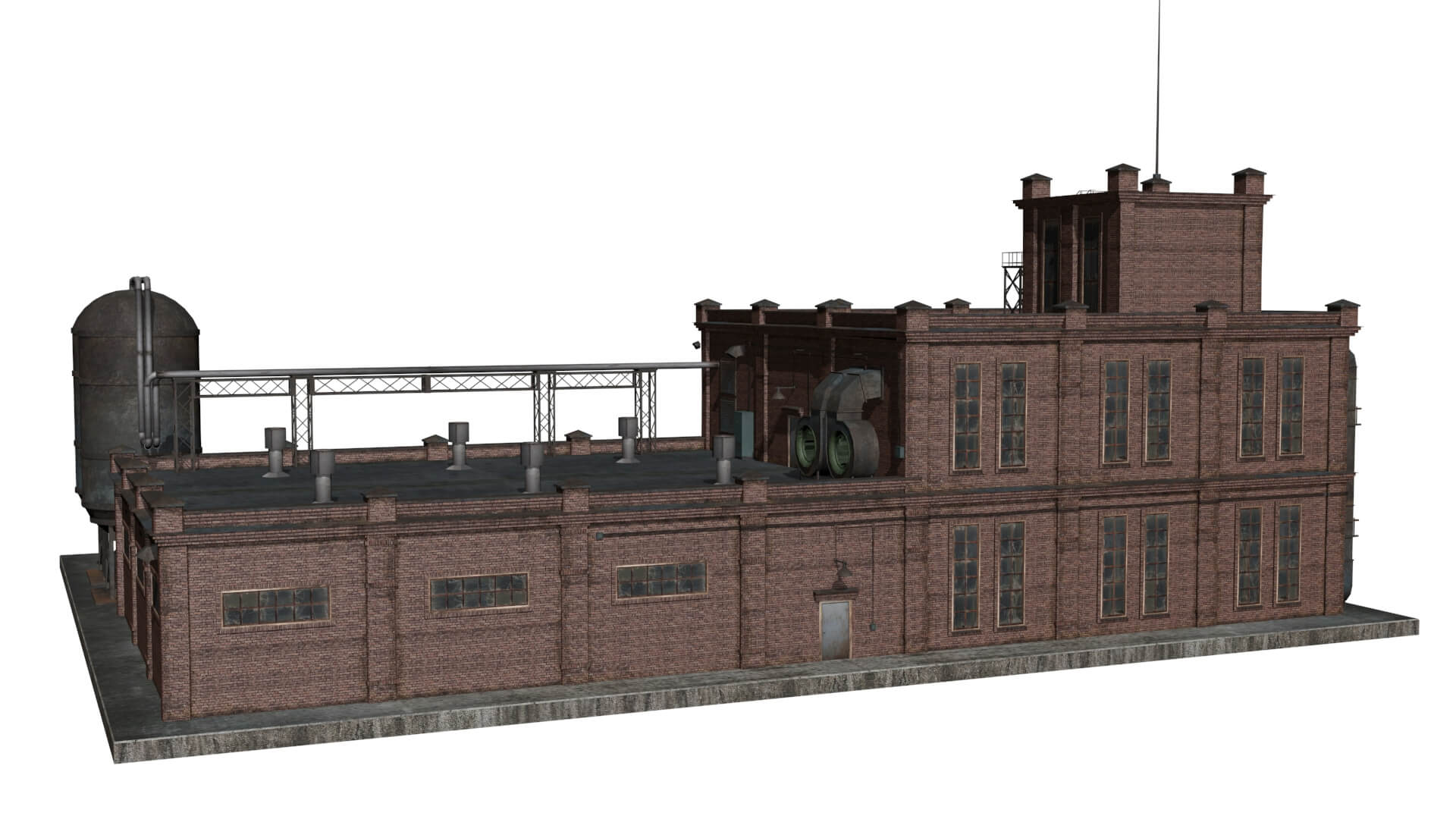Old Brick Factory - 3D Model by Sobul