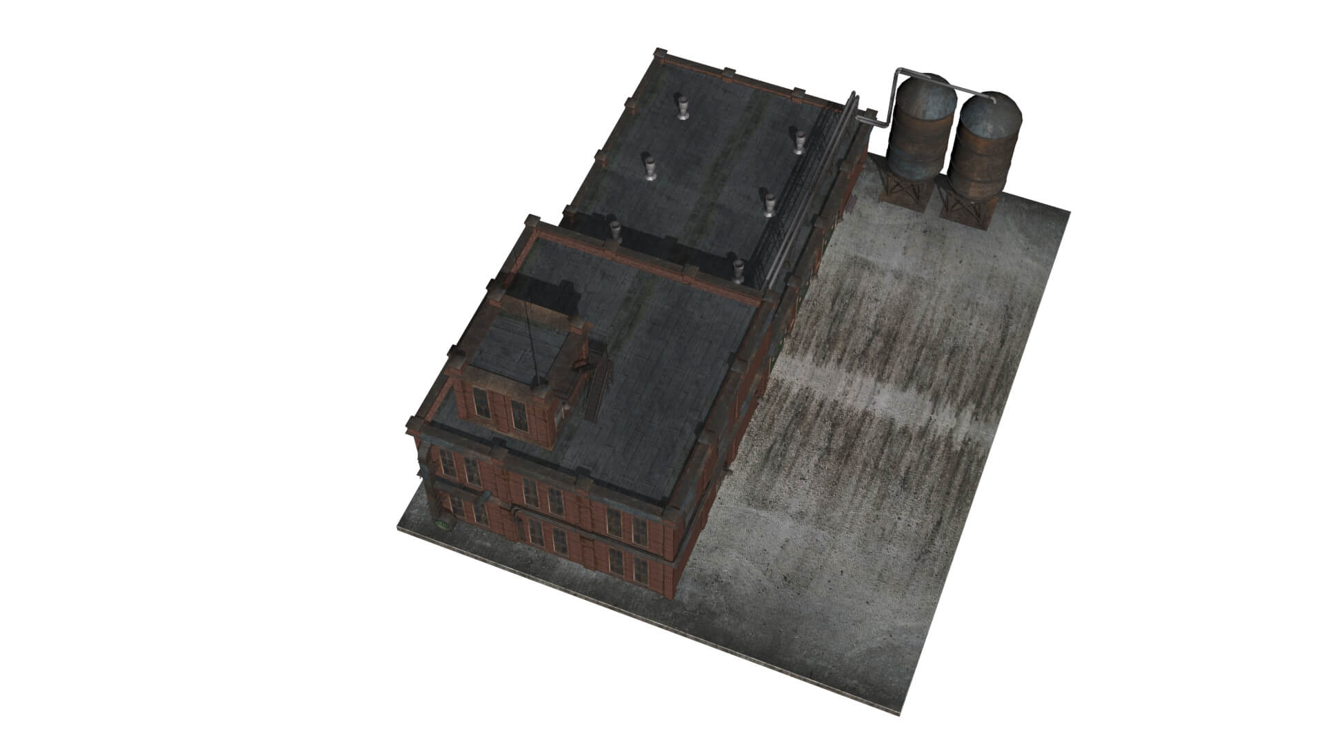 Old Brick Factory - 3D Model by Sobul