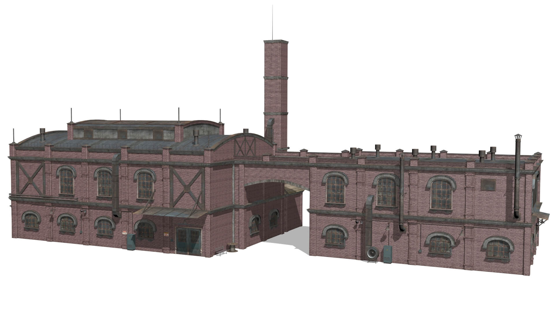 Old Brick Factory - 3D Model by Sobul