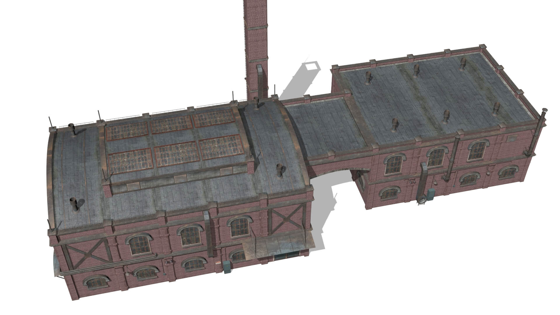 Old Brick Factory - 3D Model by Sobul
