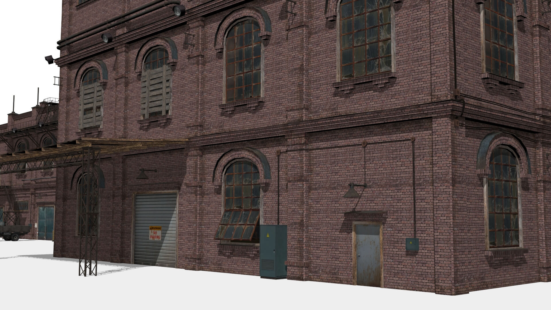 Old Brick Factory - 3D Model by Sobul