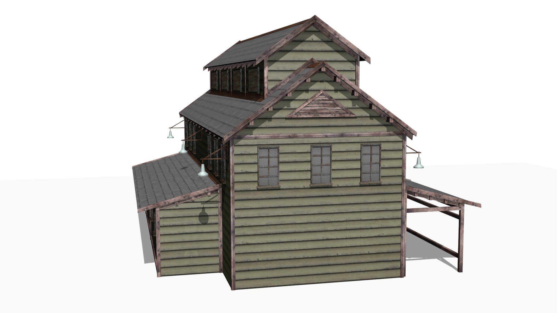 Old Warehouse - 3D Model by Sobul